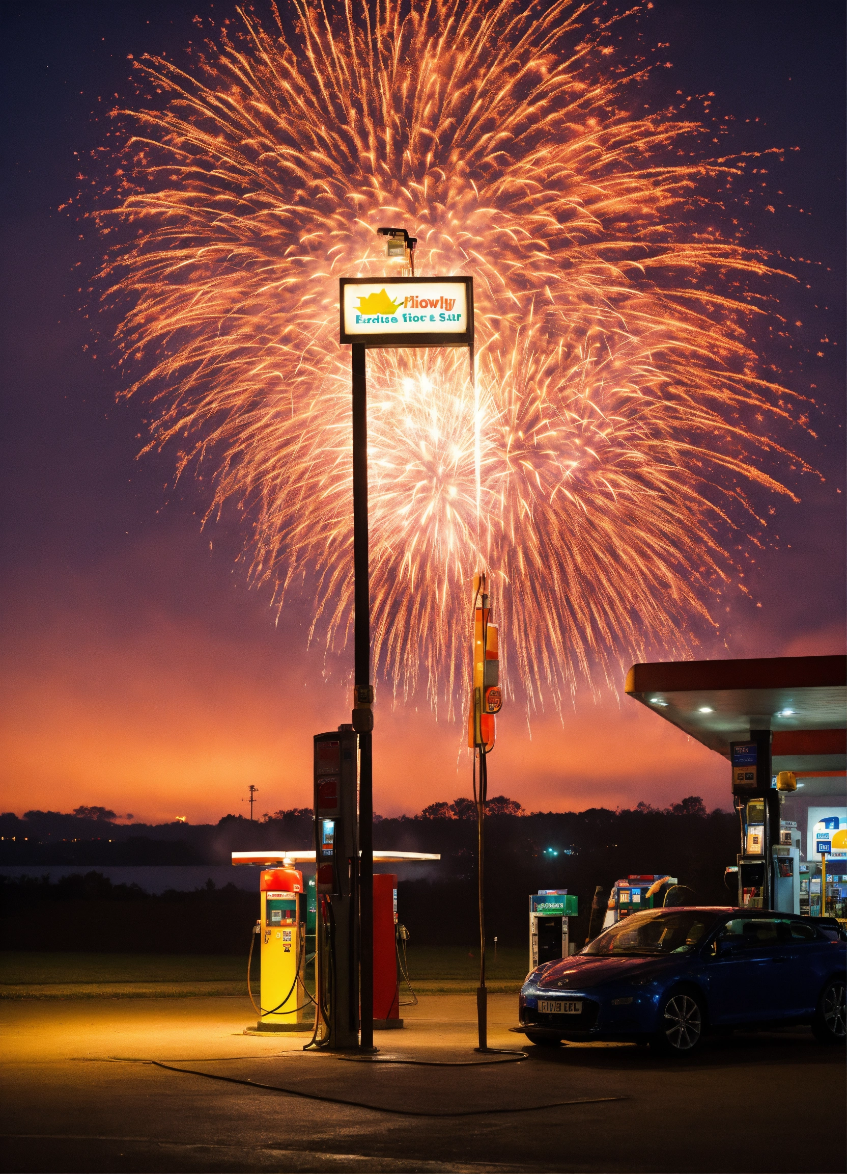 Lexica - Stephen fry on the lighting a firework in a petrol station