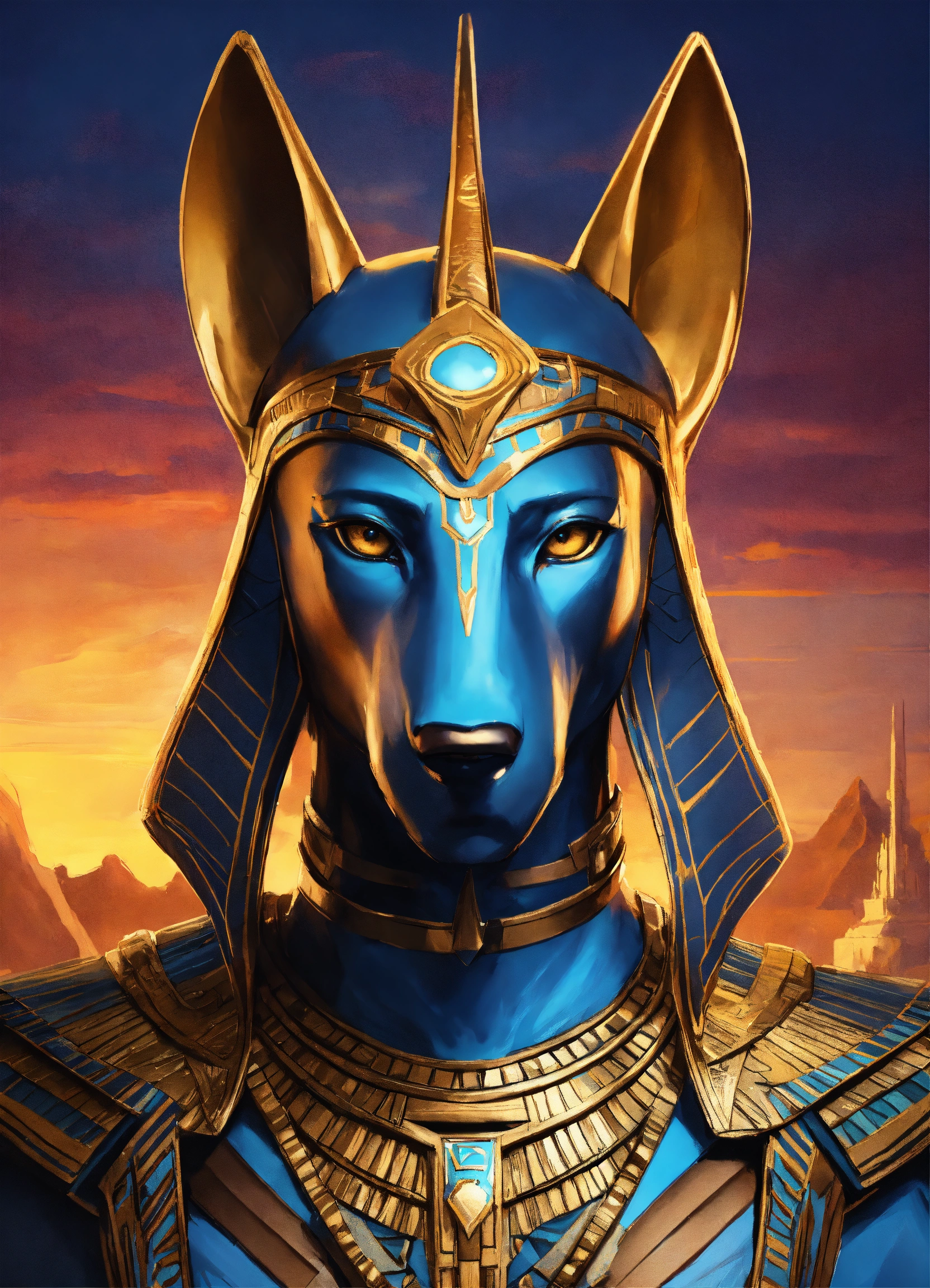Lexica - God Anubis, from the movie gods of egypt (2016), volumetric ...