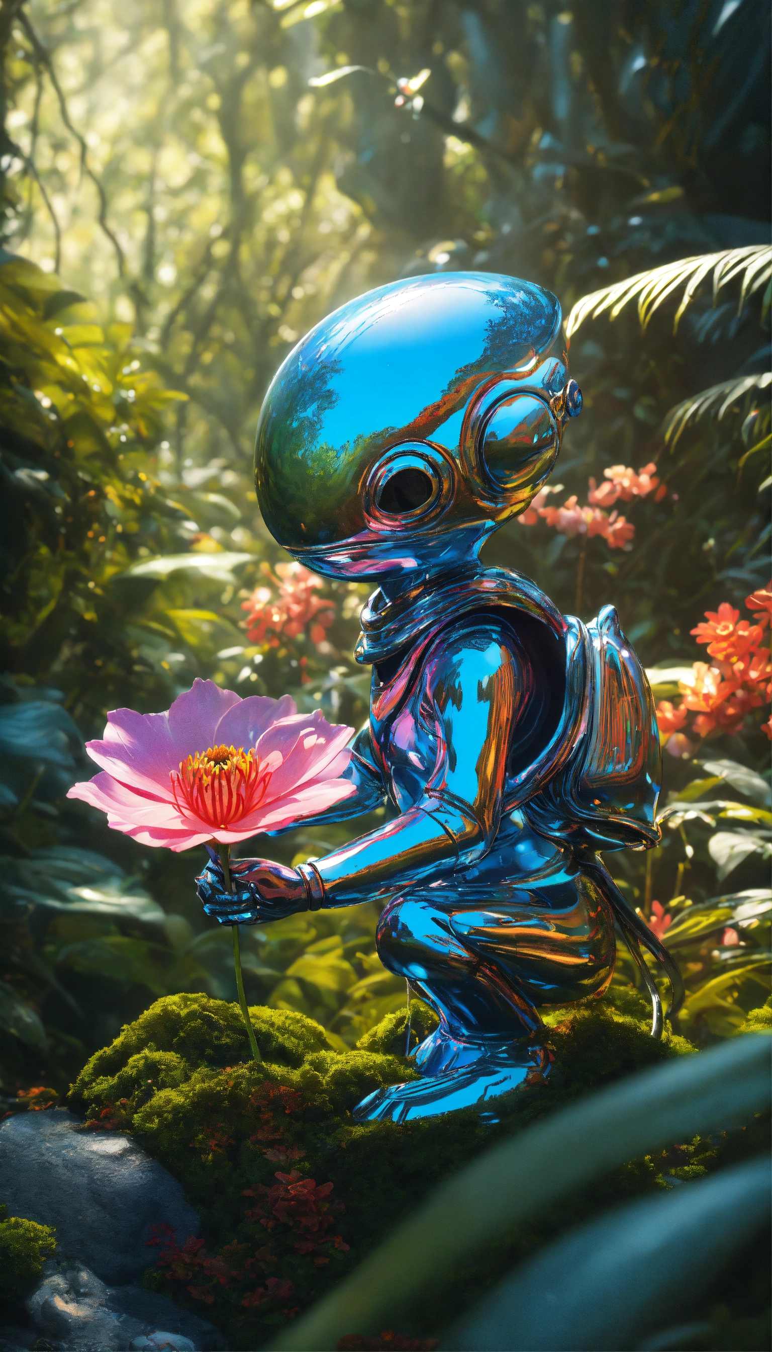 Lexica - Extremely Ultrarealistic Photorealistic 3D cute iridiscent ...