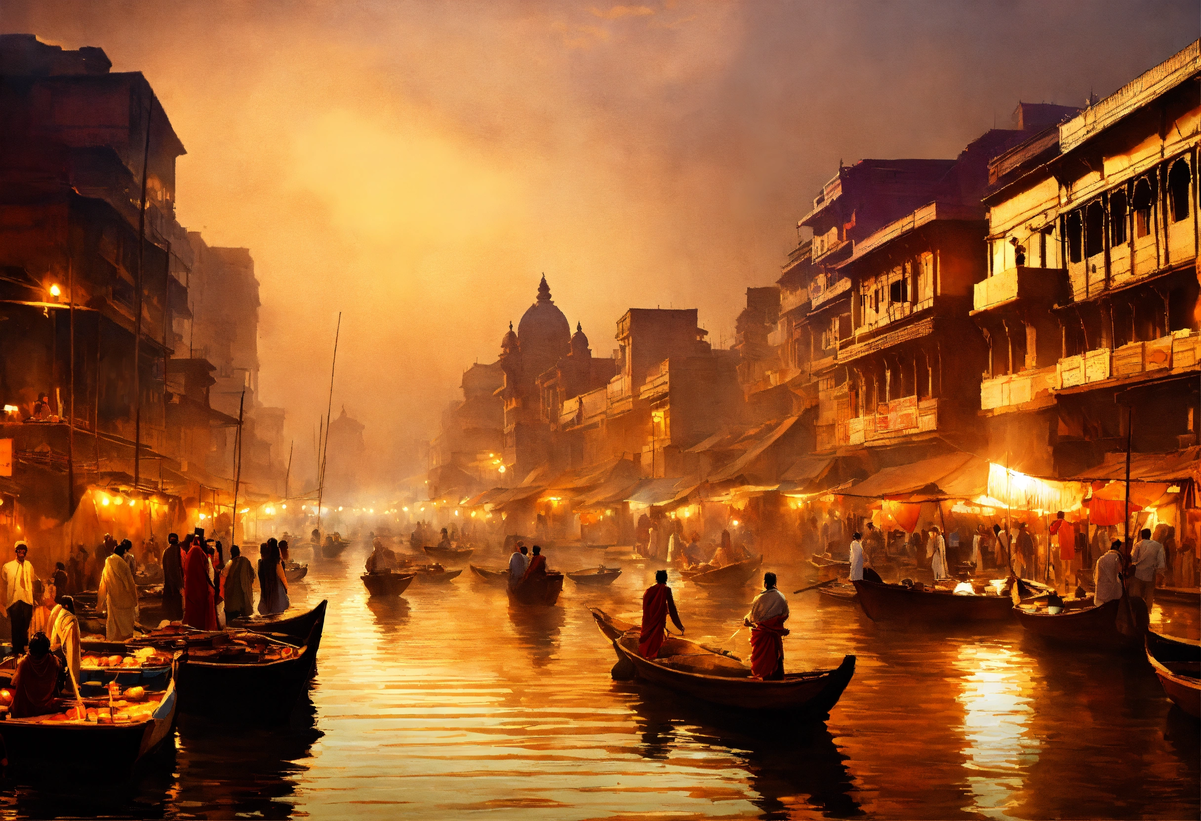 Lexica - Varanasi during ancient time when Varanasi main market was ...