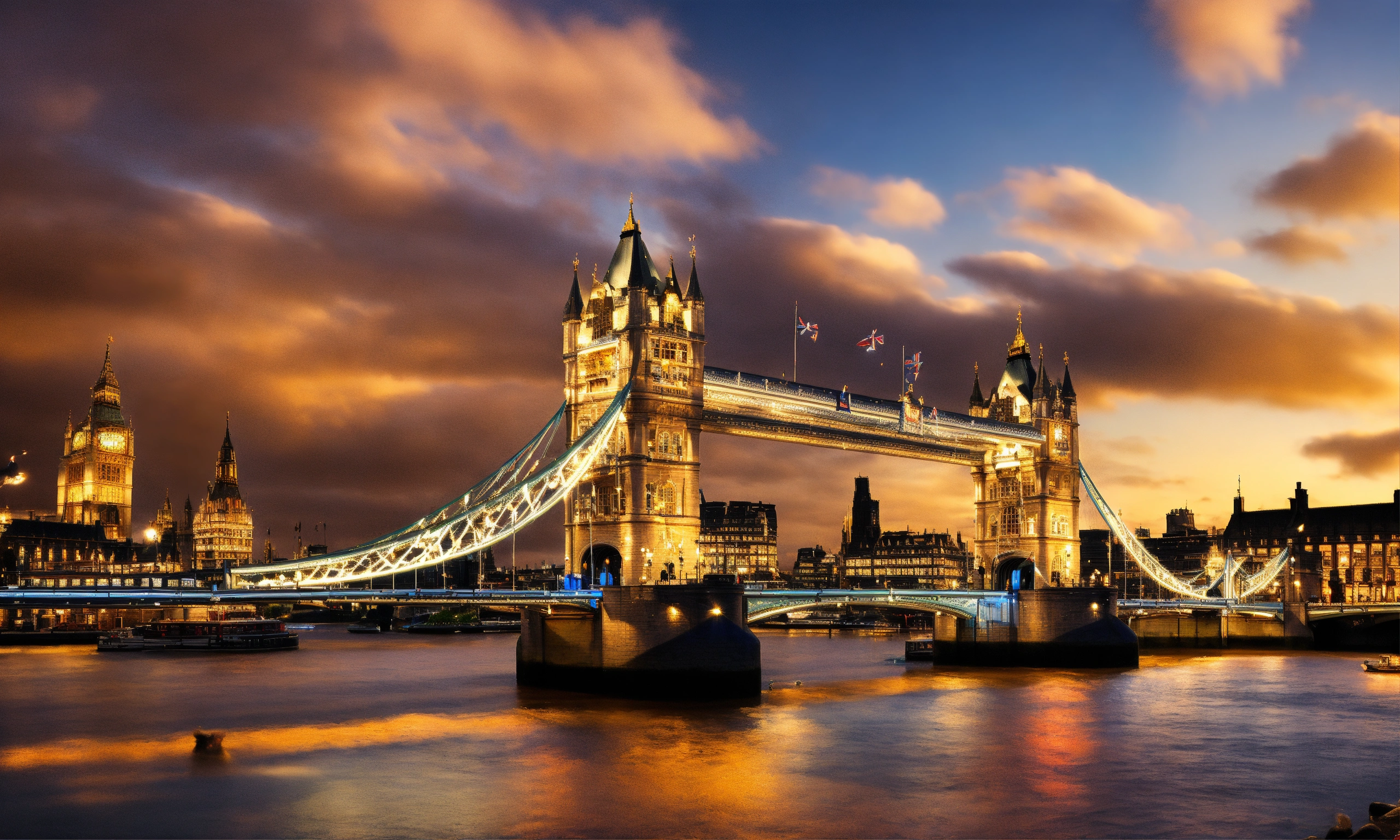 Lexica - Create an image depicting a charming scene of the London ...