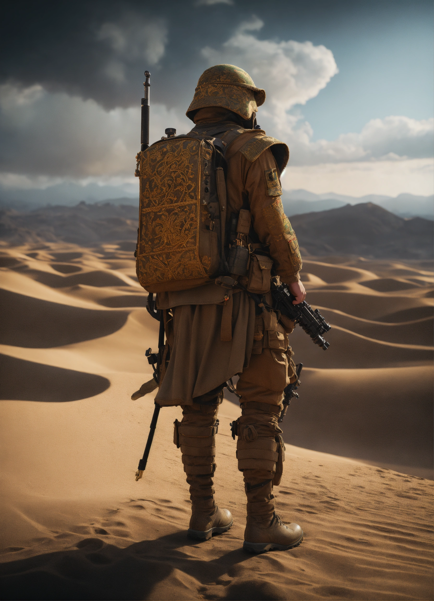 Lexica - Arabian soldier in Japan, perfect composition, beautiful ...