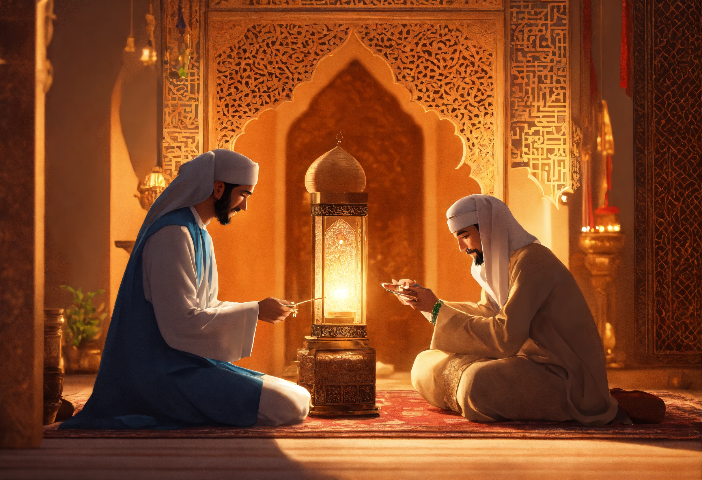 Lexica - Scene 5 Islamic Practices Prompt Design images that depict ...
