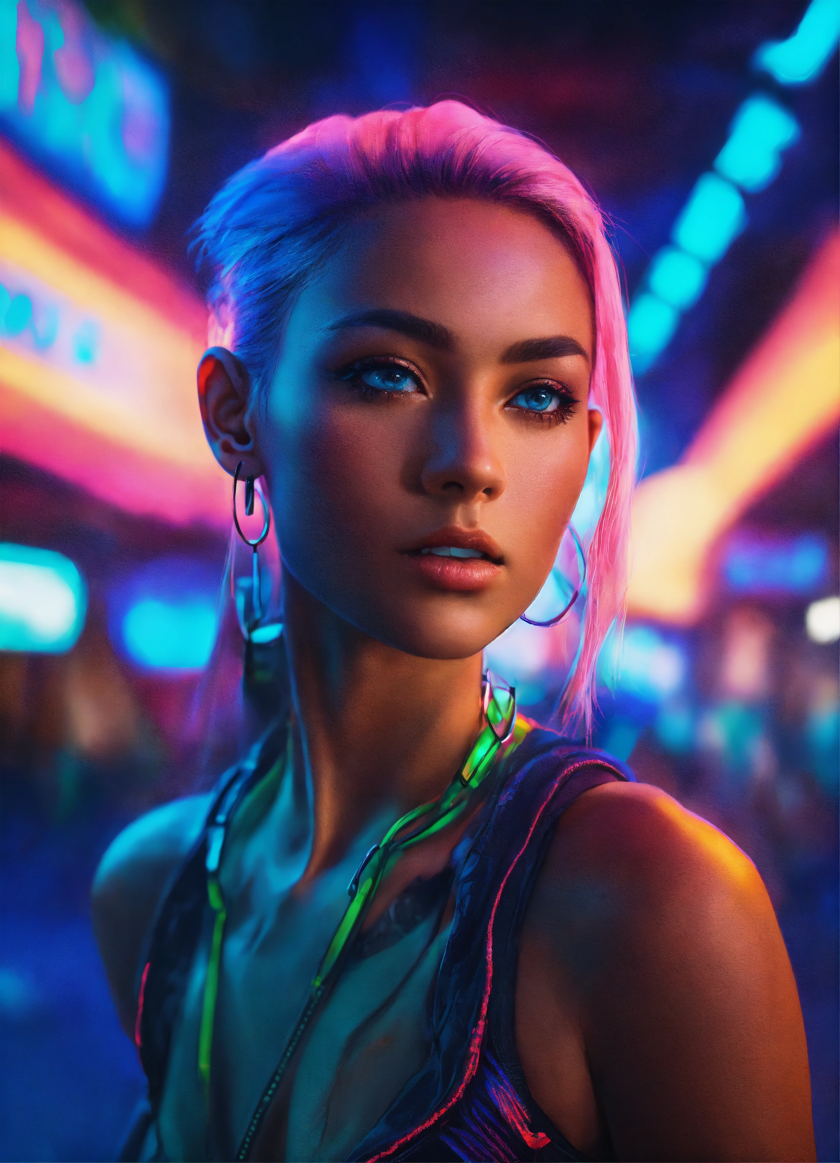 Lexica - Cinematic photography, modern, mixed female shape shifter ...