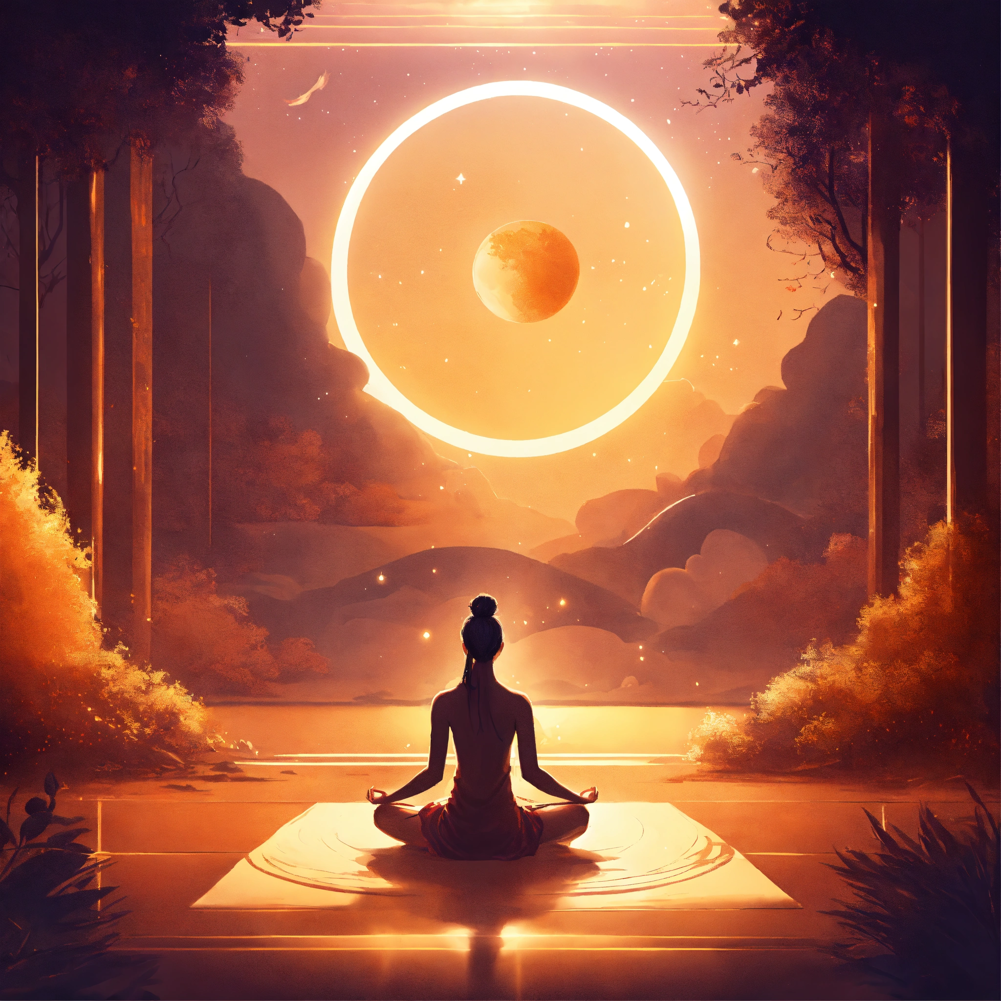 Lexica - Meditation. I am presence. light. illumination. golden light ...