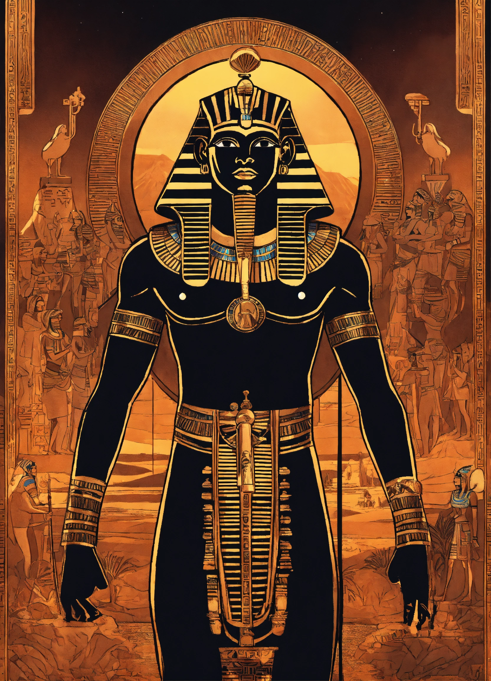 Lexica - Black Egypt, Black Egyptian gods worshipped, depiction of ...