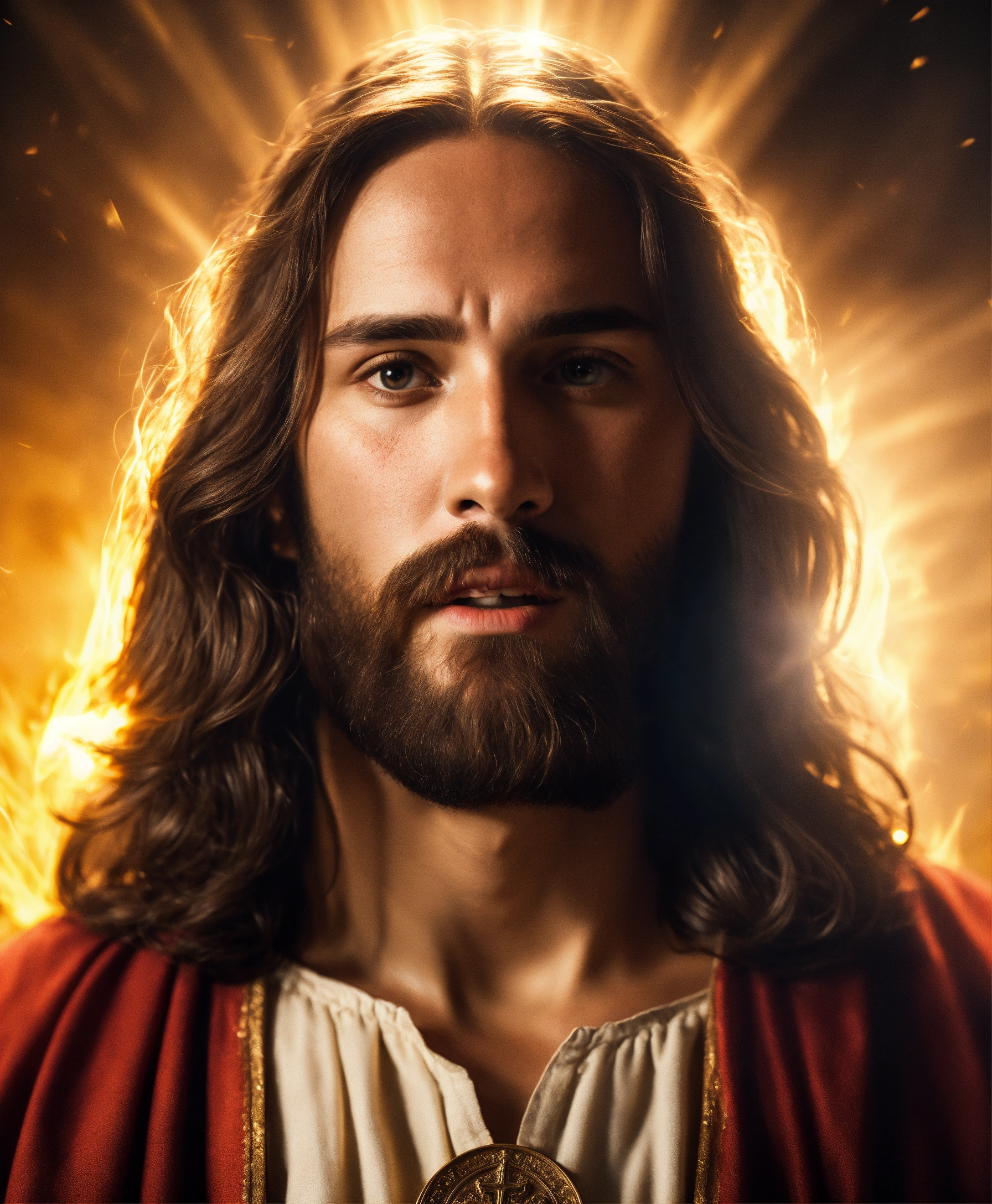 Lexica - Jesus christ portrait. full of light. epic light blazes. 8k ...