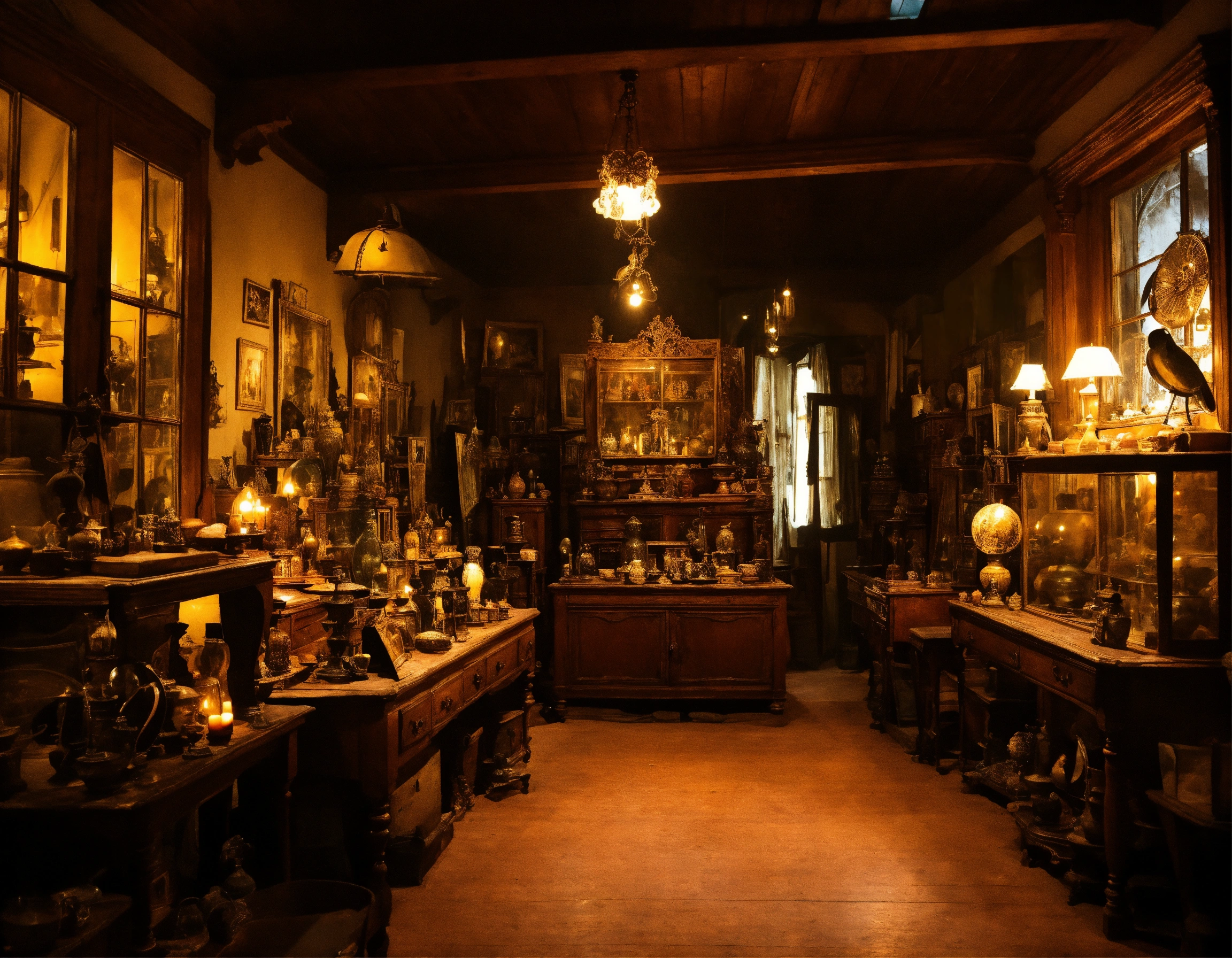 Lexica - Creepy antique shop, mysterious, magical