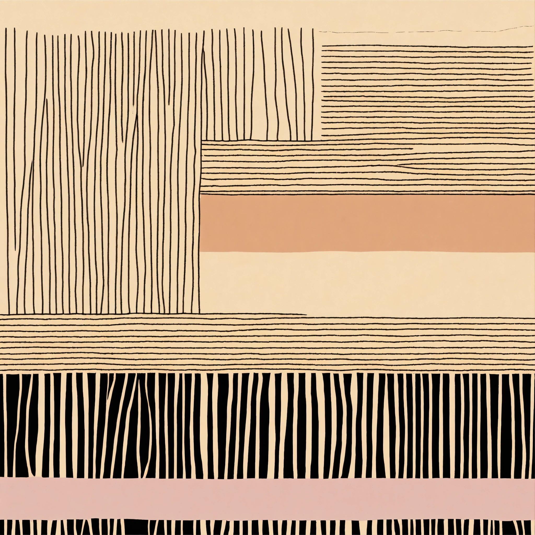 Lexica - Riso design, texture, pastels cream black, minimal