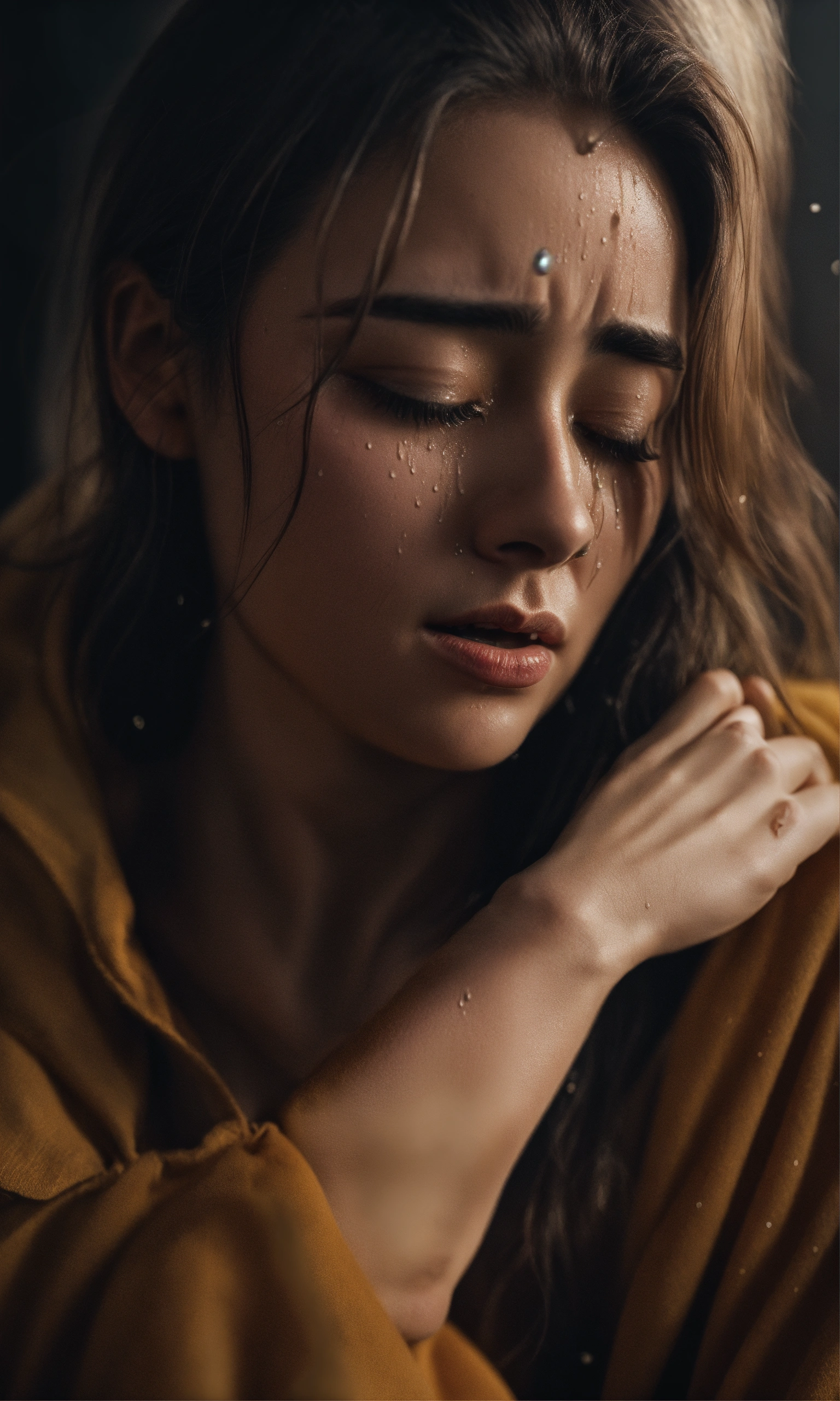 Lexica - Cinematic photo crying woman high resolution, realistic ...