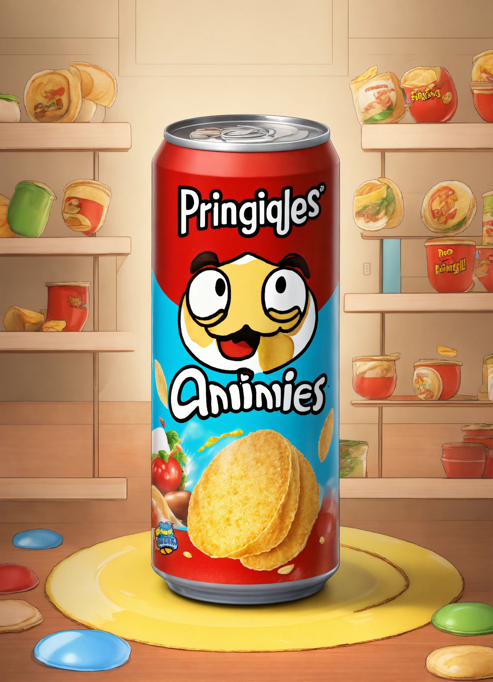 Lexica - Pringles mascot as anime