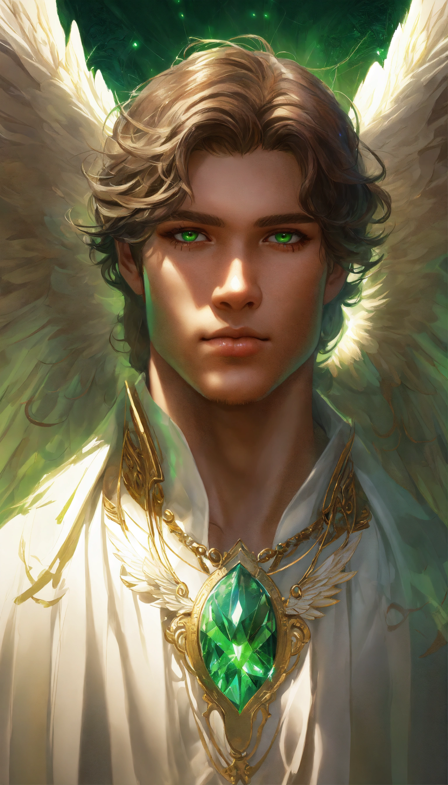 Lexica - Male angel, wings, intricate, headshot, highly detailed ...