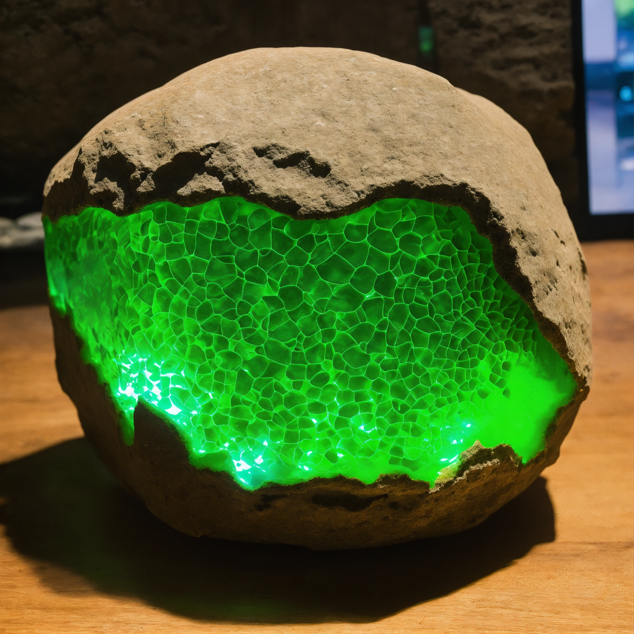 Lexica - Bio organism luminous squishy large rock