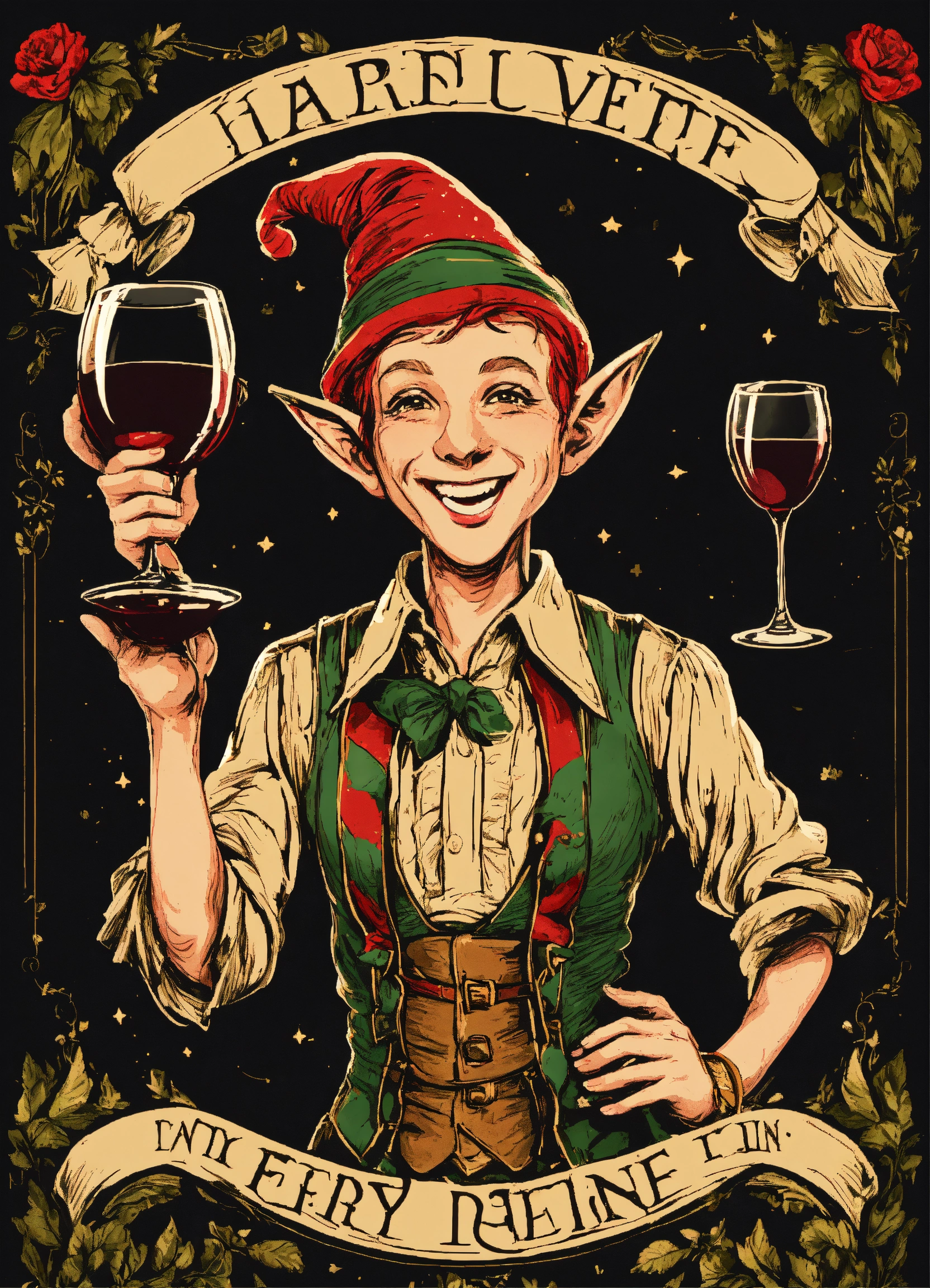 Lexica - Create a detailed vector T-shirt design in vintage style ...