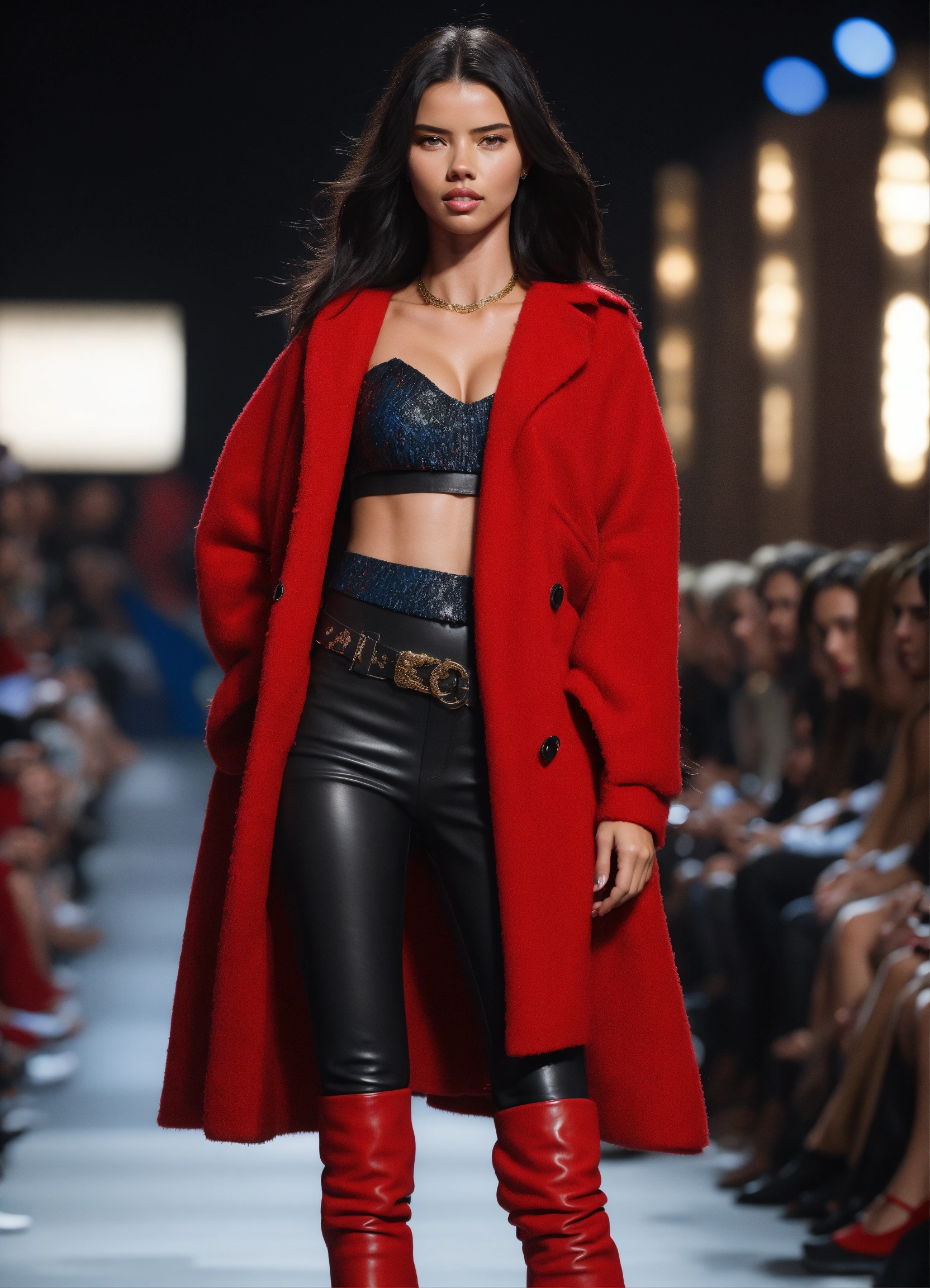 Lexica - Female 19 years old super model, looks like Adriana Lima, in ...