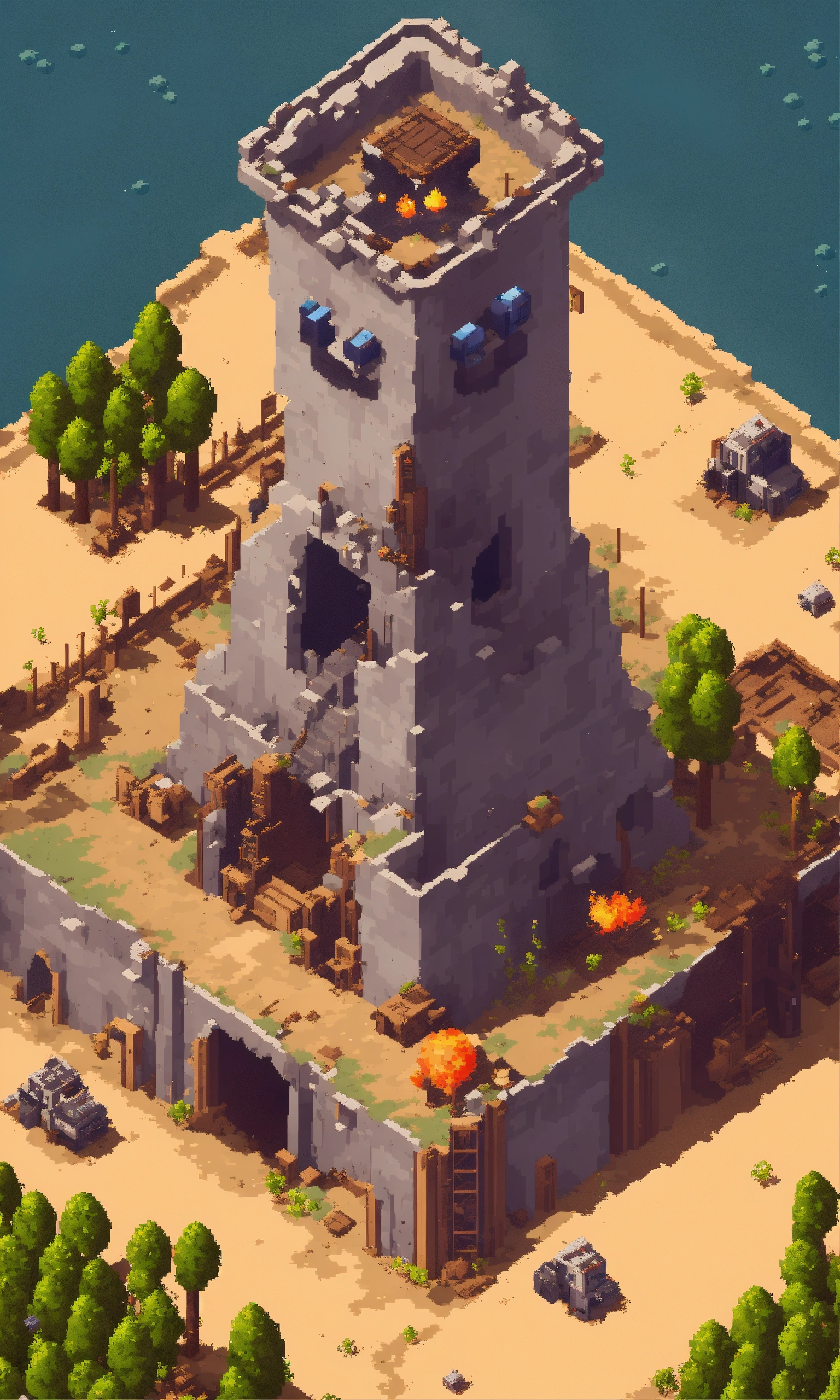 Lexica - Top down tower defense mobile game extremely simplistic pixel ...