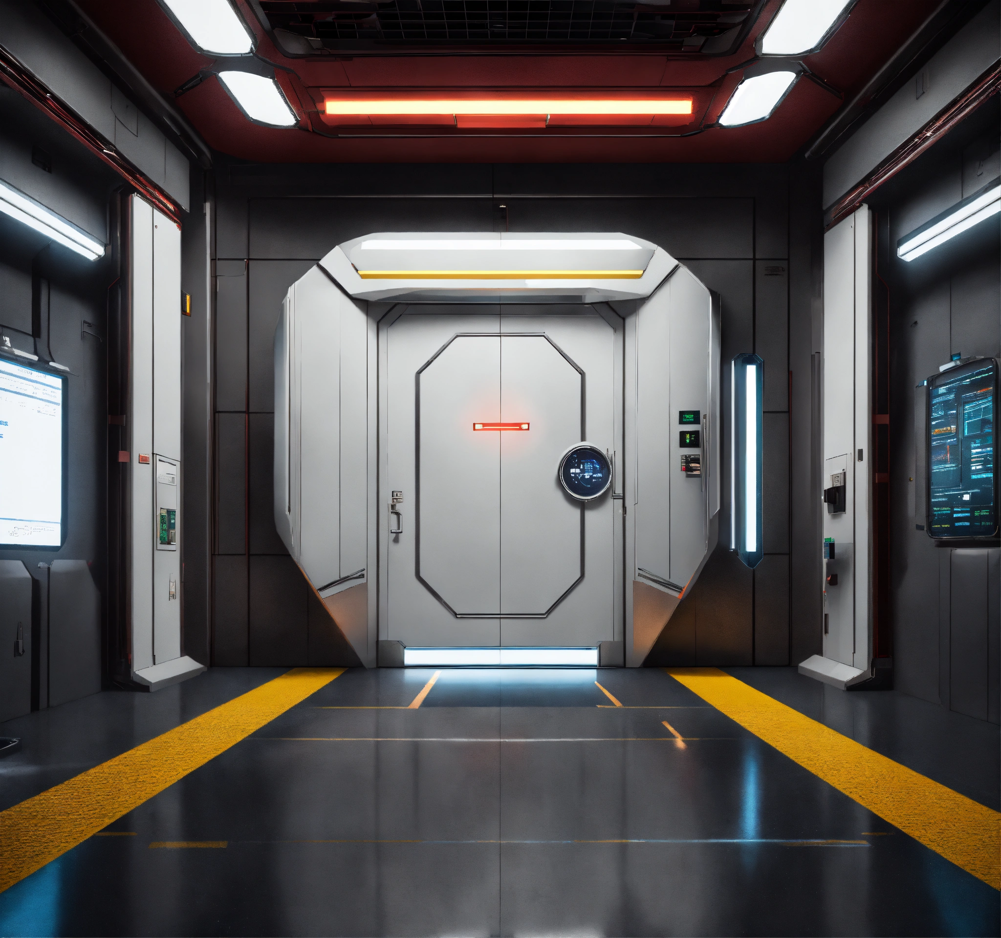 Lexica - An ultrarealistic futuristic wide presidential office's white ...