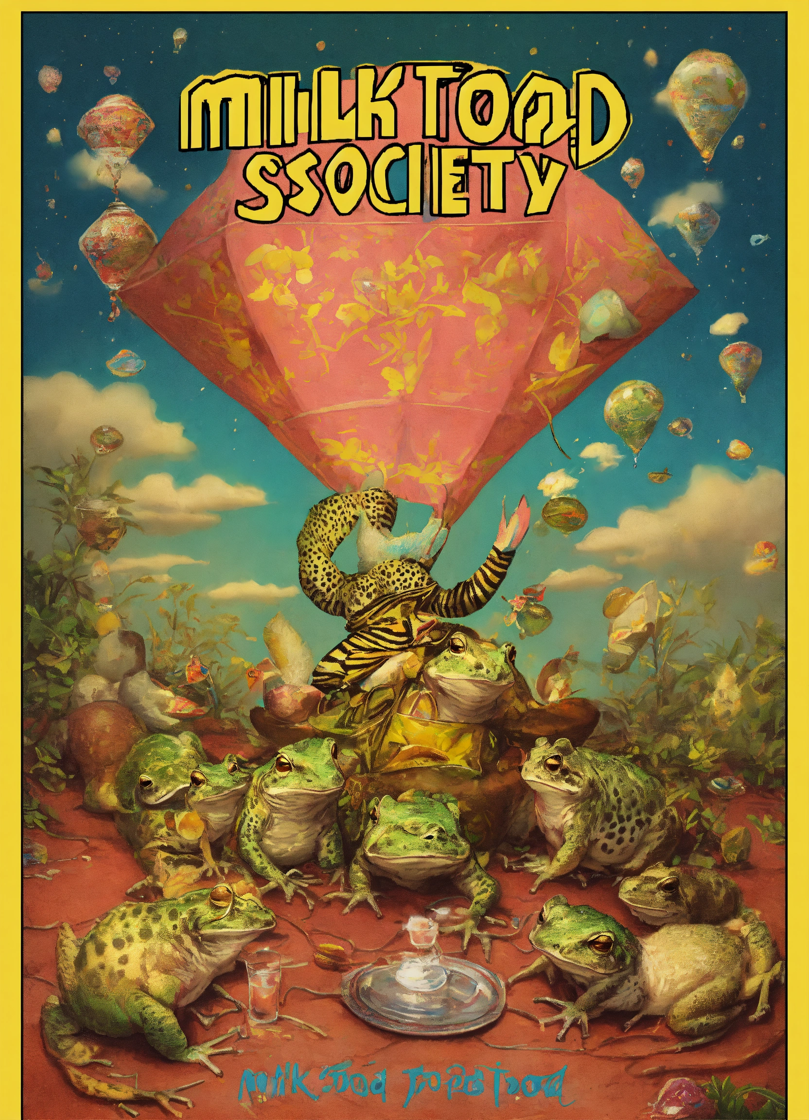 Lexica - MiLk Toad Society is a web3 secret society party collective.