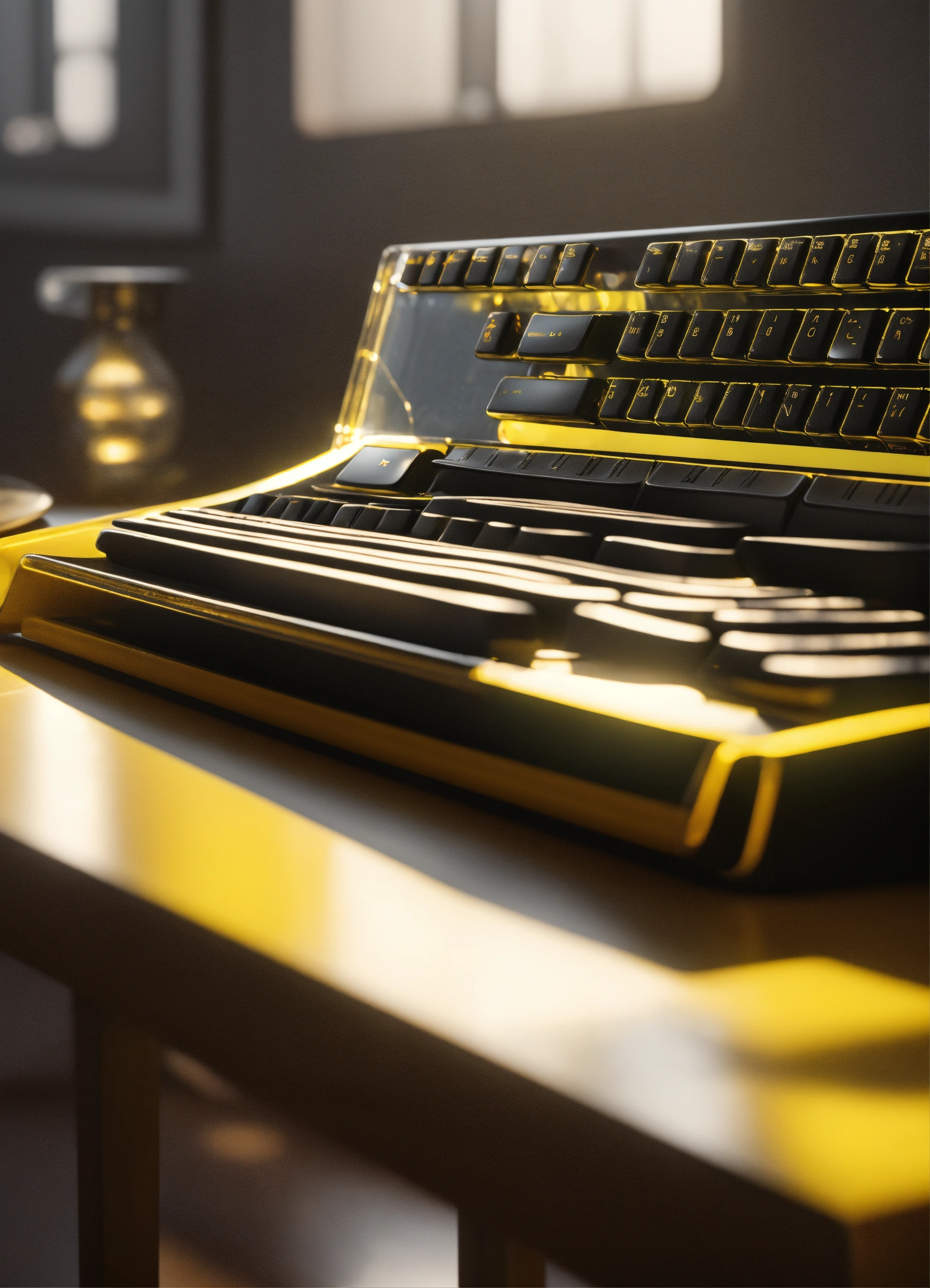 Lexica - A translucent keyboard, designed by Charles Eames. mid-century ...