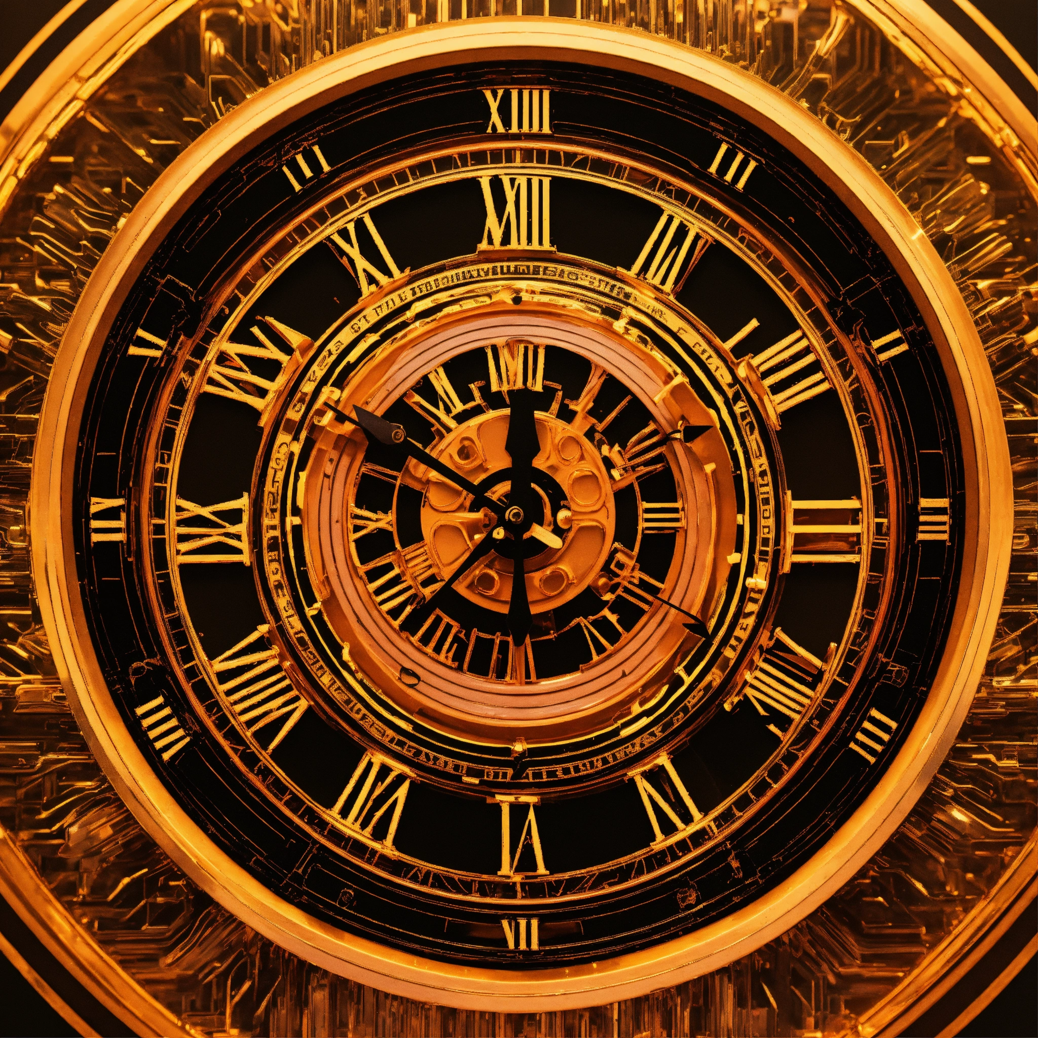 Lexica - Clock, logo, low colors, blockchain, 2d, minimalistic, 2 d ...