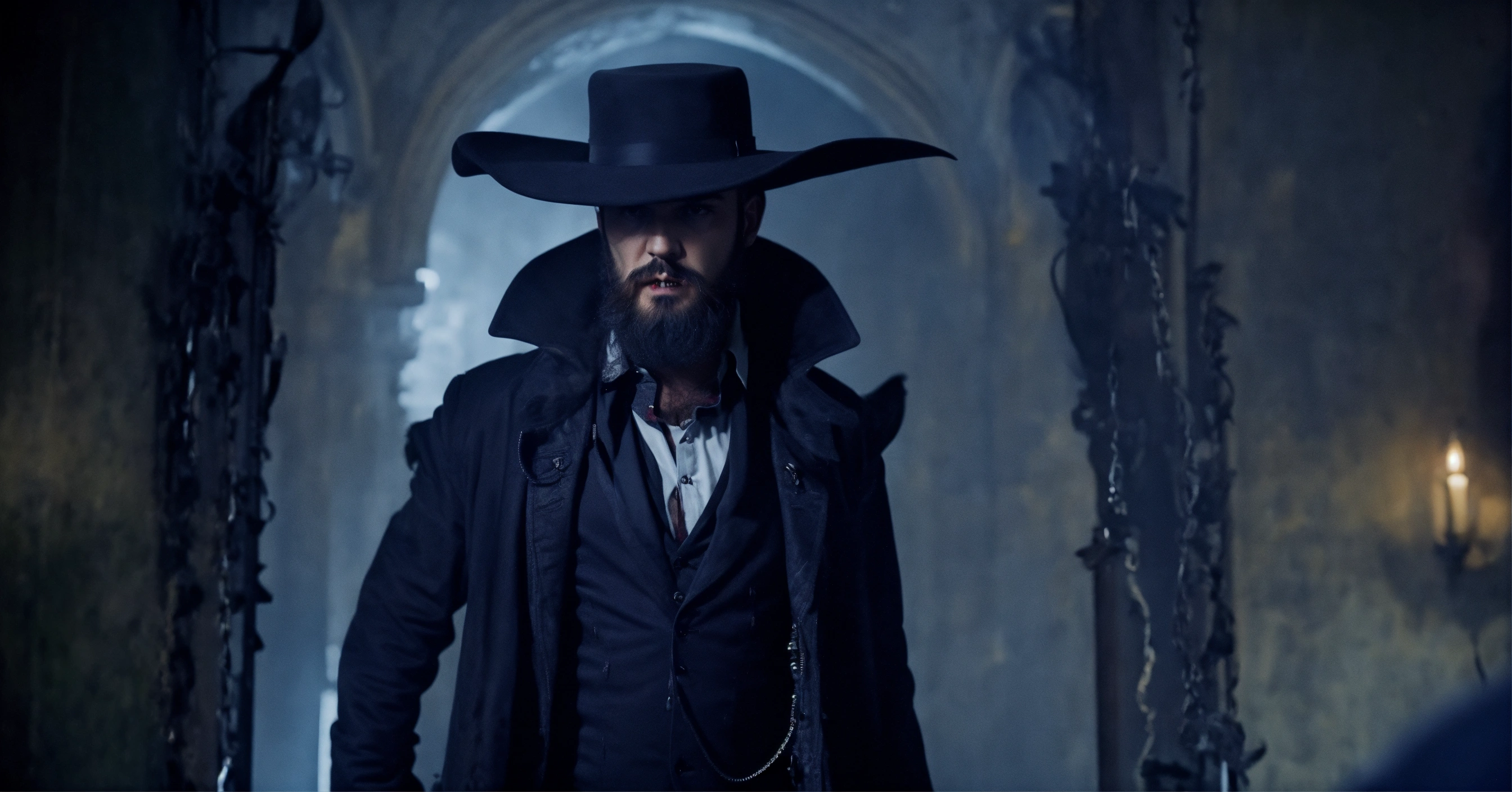 Lexica - Intimidating, male, vampire, beard