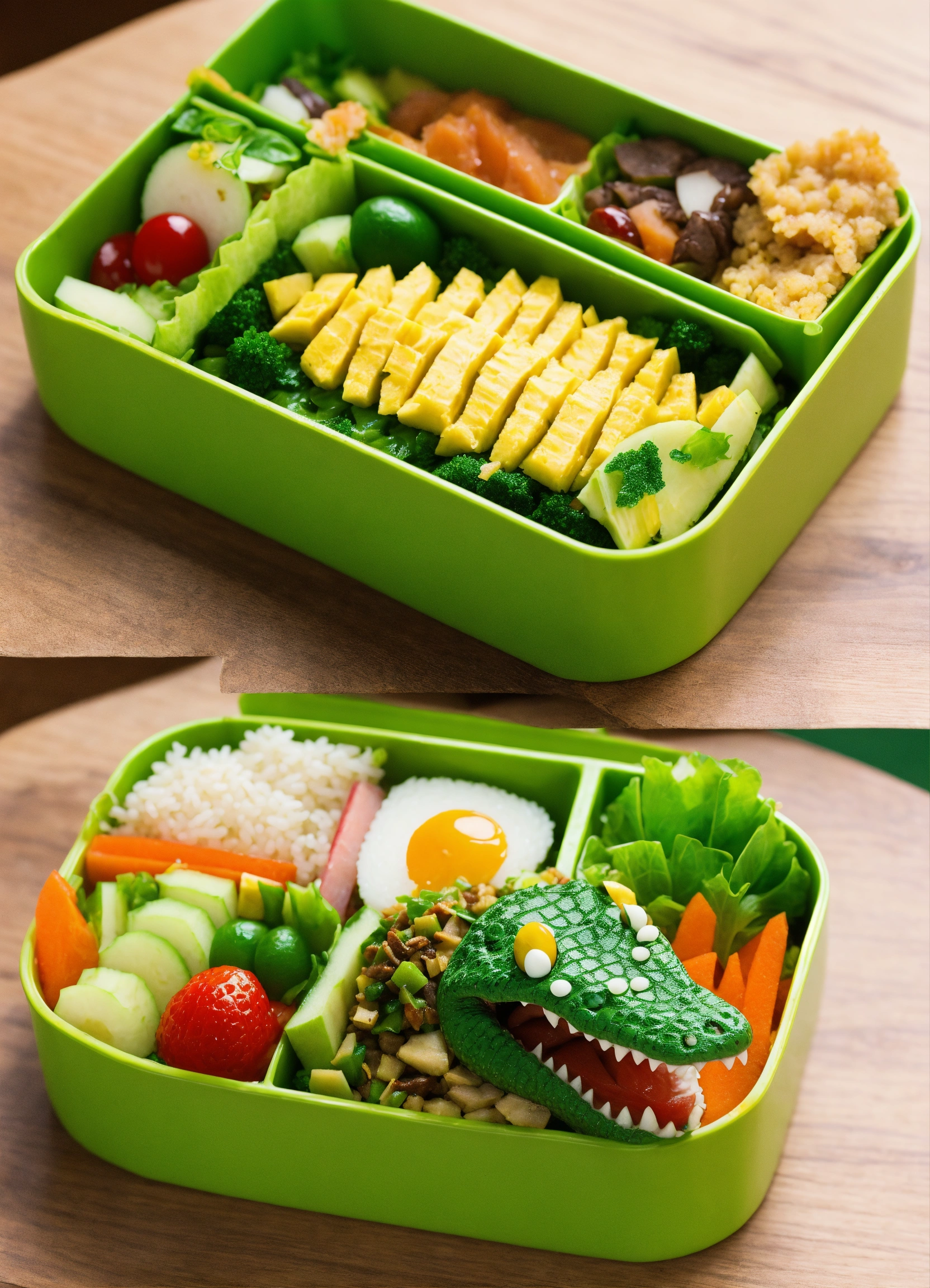 Lexica - Vector the Crocodile inspired bento box