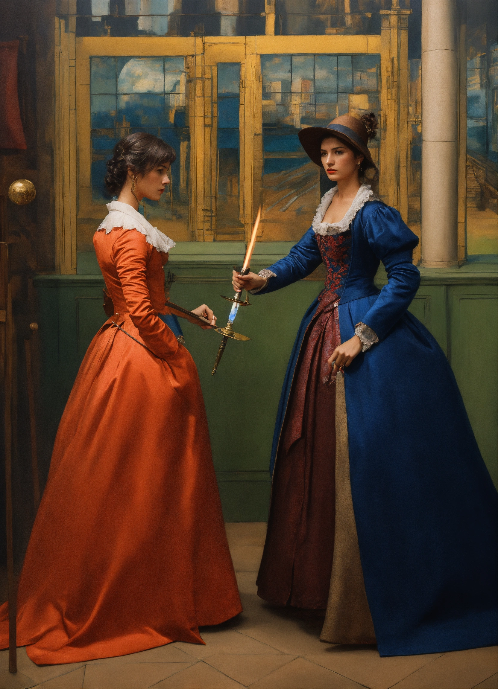 Lexica - 2 duelling women