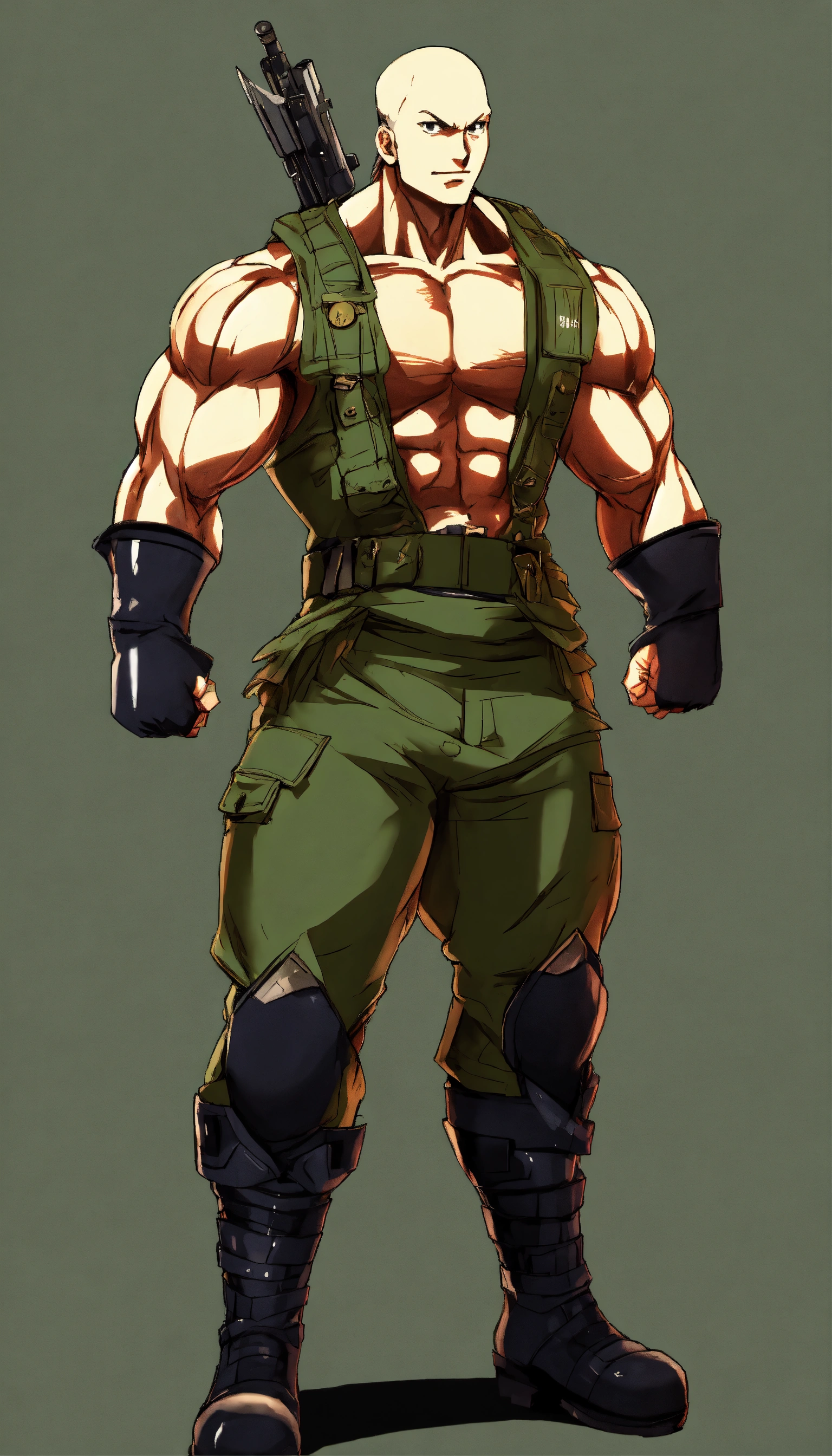 Lexica - Muscle Soldier guerilla in hunter x Hunter style