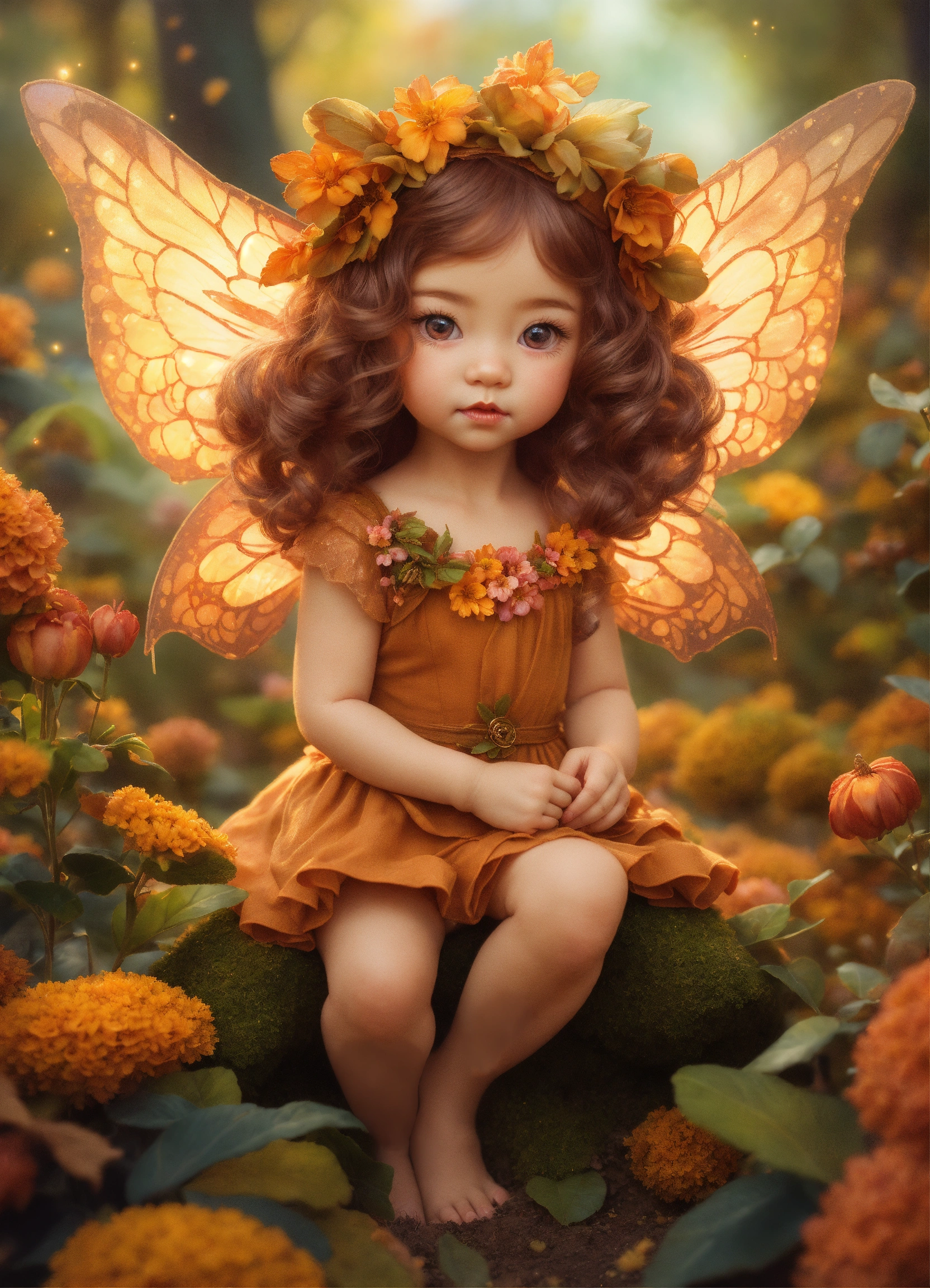 Lexica - Portrait and shot full body of a very cute glad fairy chibi ...