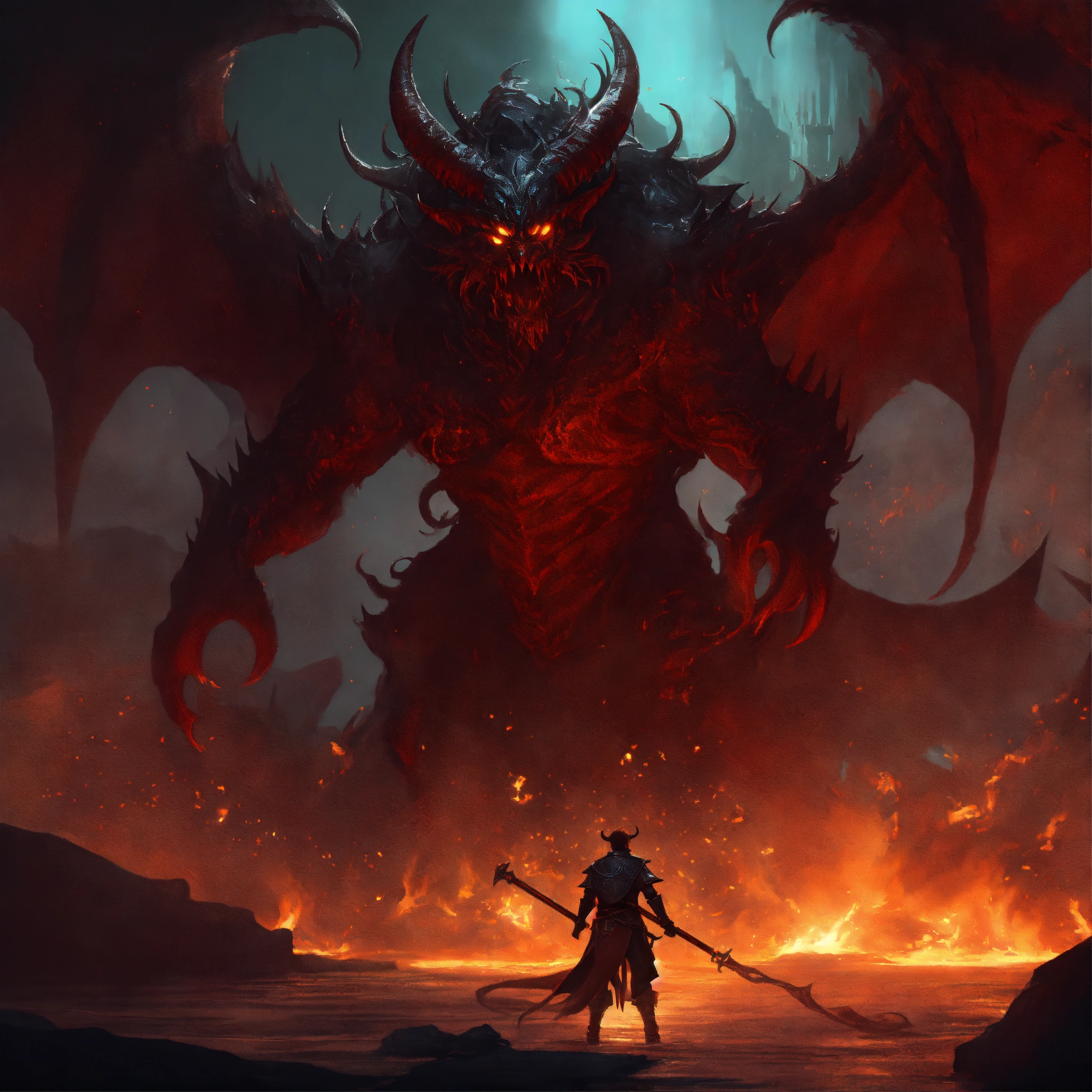 Lexica - D&D, fantasy, cinematic. Demon of the Abyss