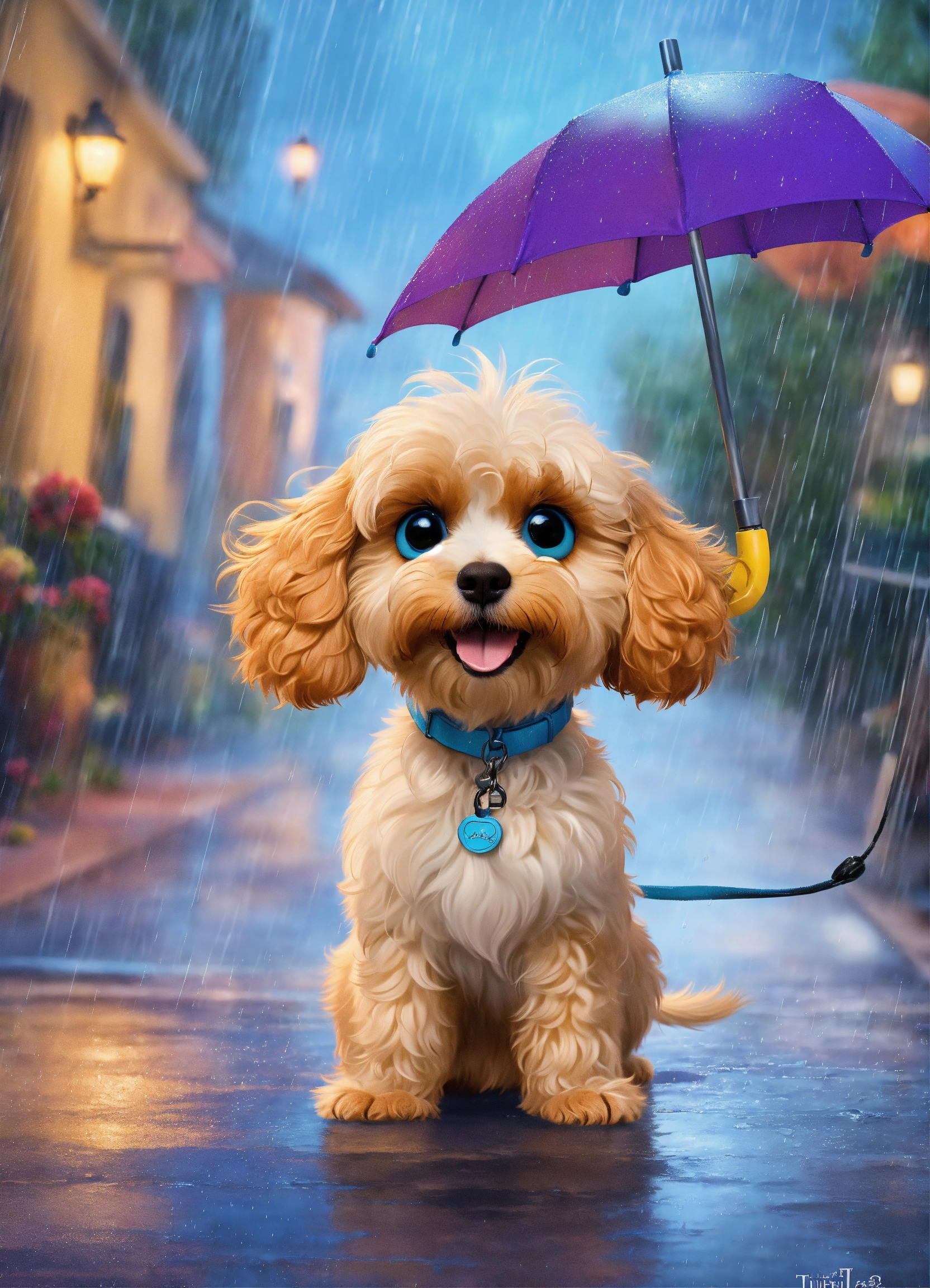 Lexica - A Disney Pixar inspired movie poster with the title Truffles a ...