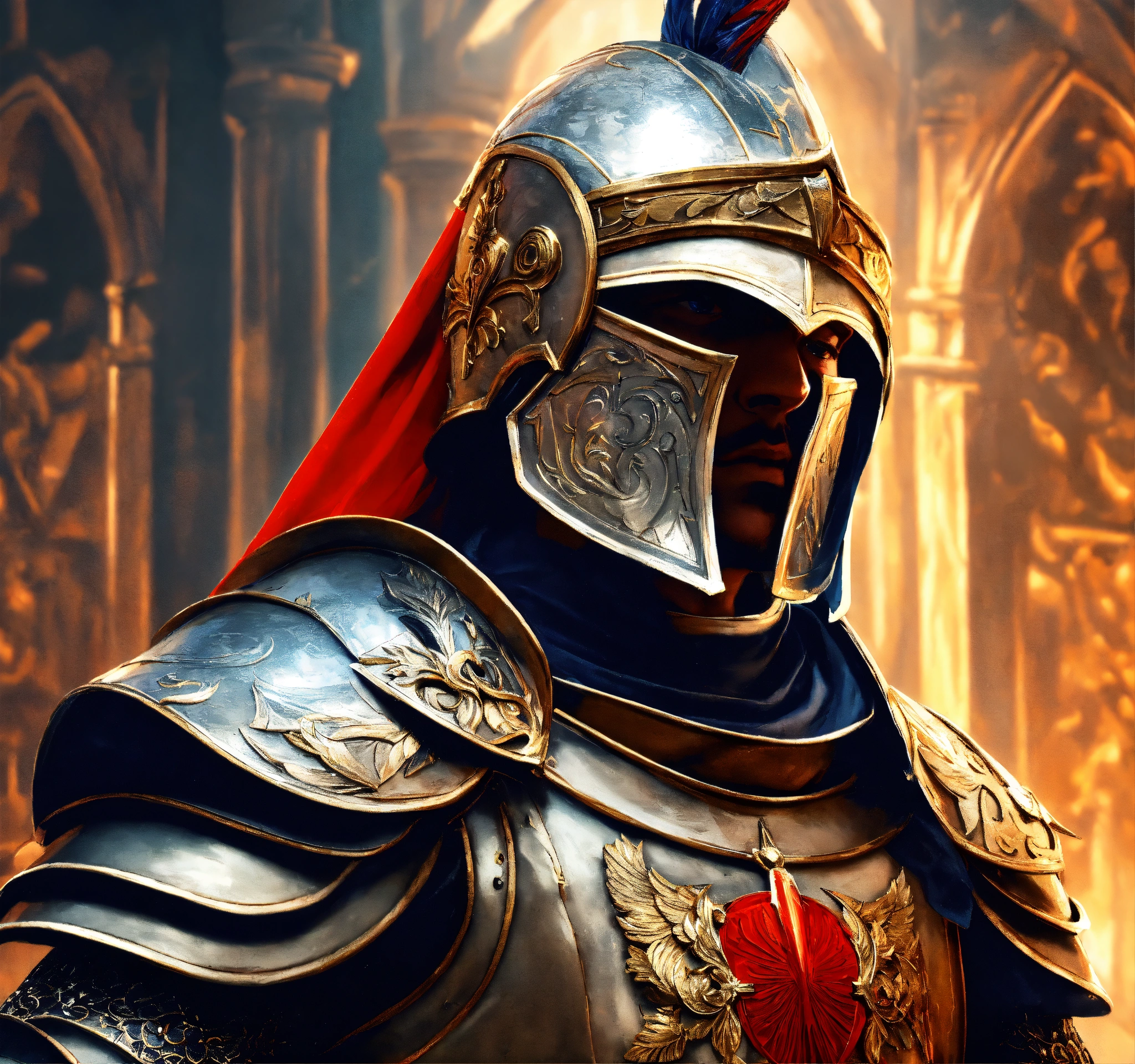 Lexica - Fantasy setting, an enigmatic human king, in praetorian style ...