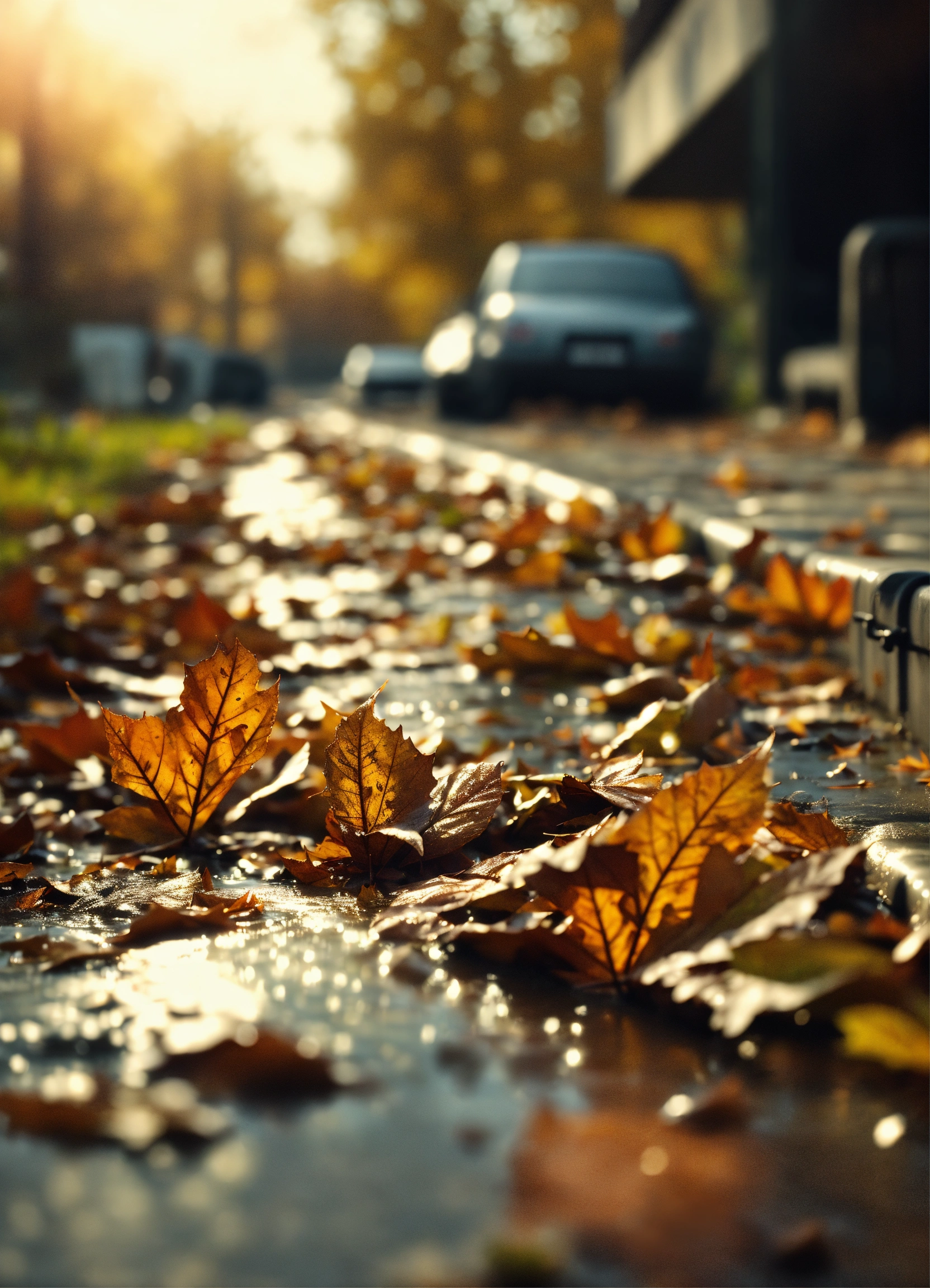 Lexica - Dead leaves that look like wet drowning zombies laying in gunk ...