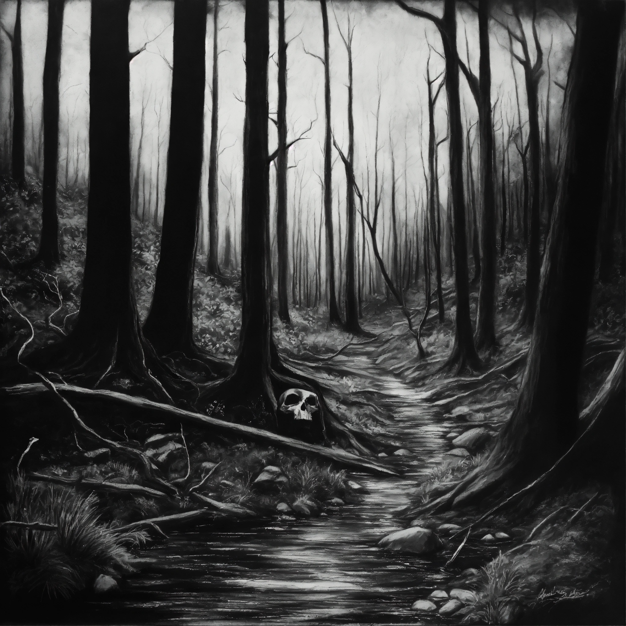 Lexica - A pitch black forest, super macabre in a macabre forest ...