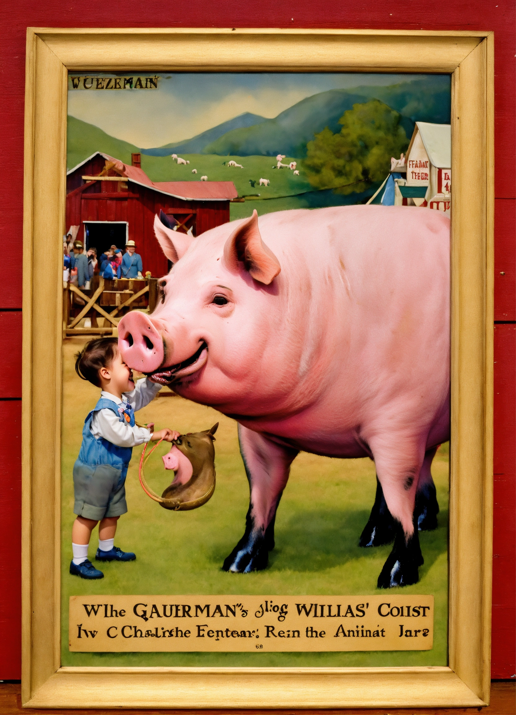 Lexica - The fair's grand event was the Zuckerman's Famous Pig Contest ...