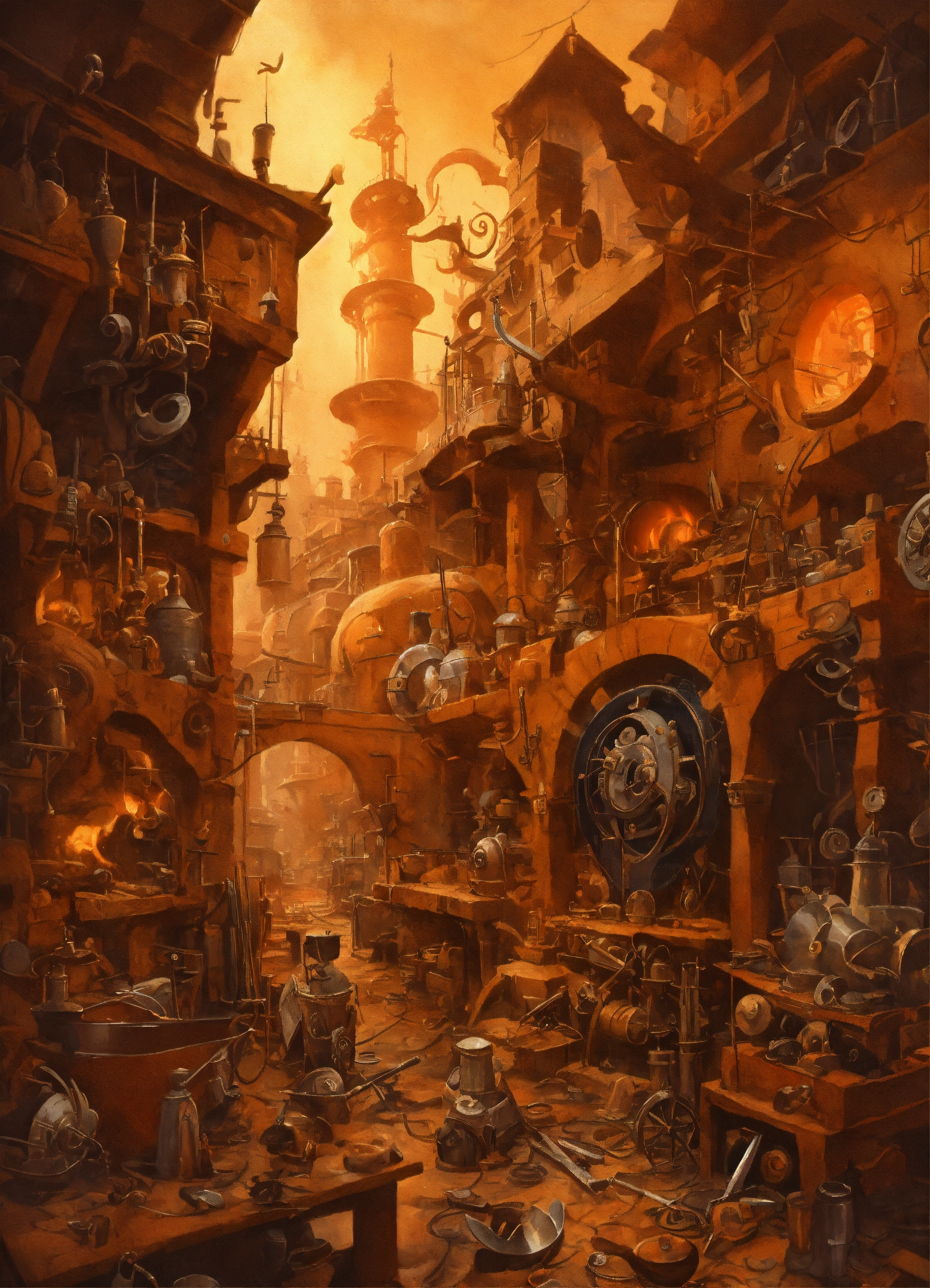 Lexica - Swirly abstract surreal art of a maximalist surrealism ...