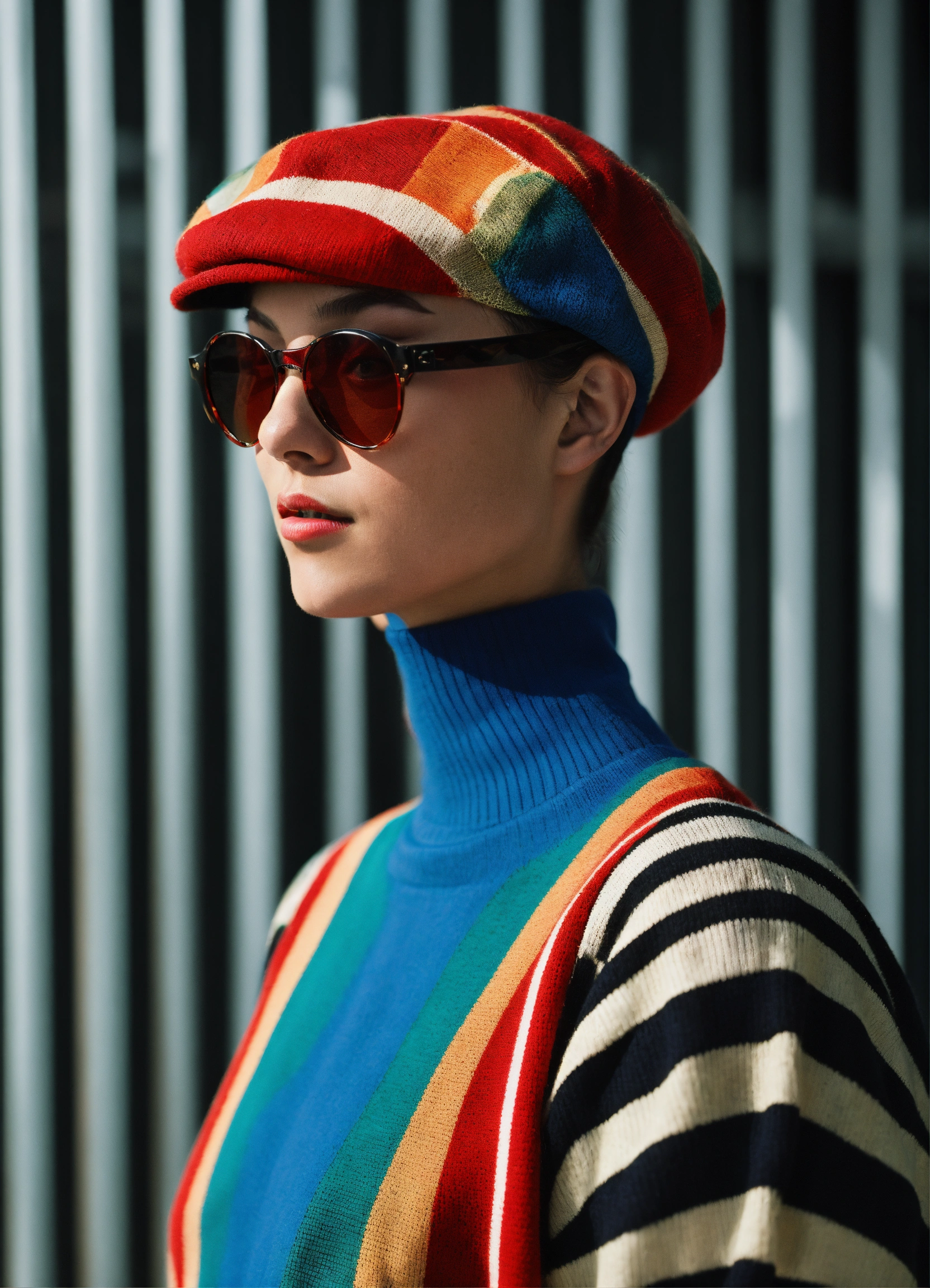 Lexica - Front profile half body model show Photography, in the ...