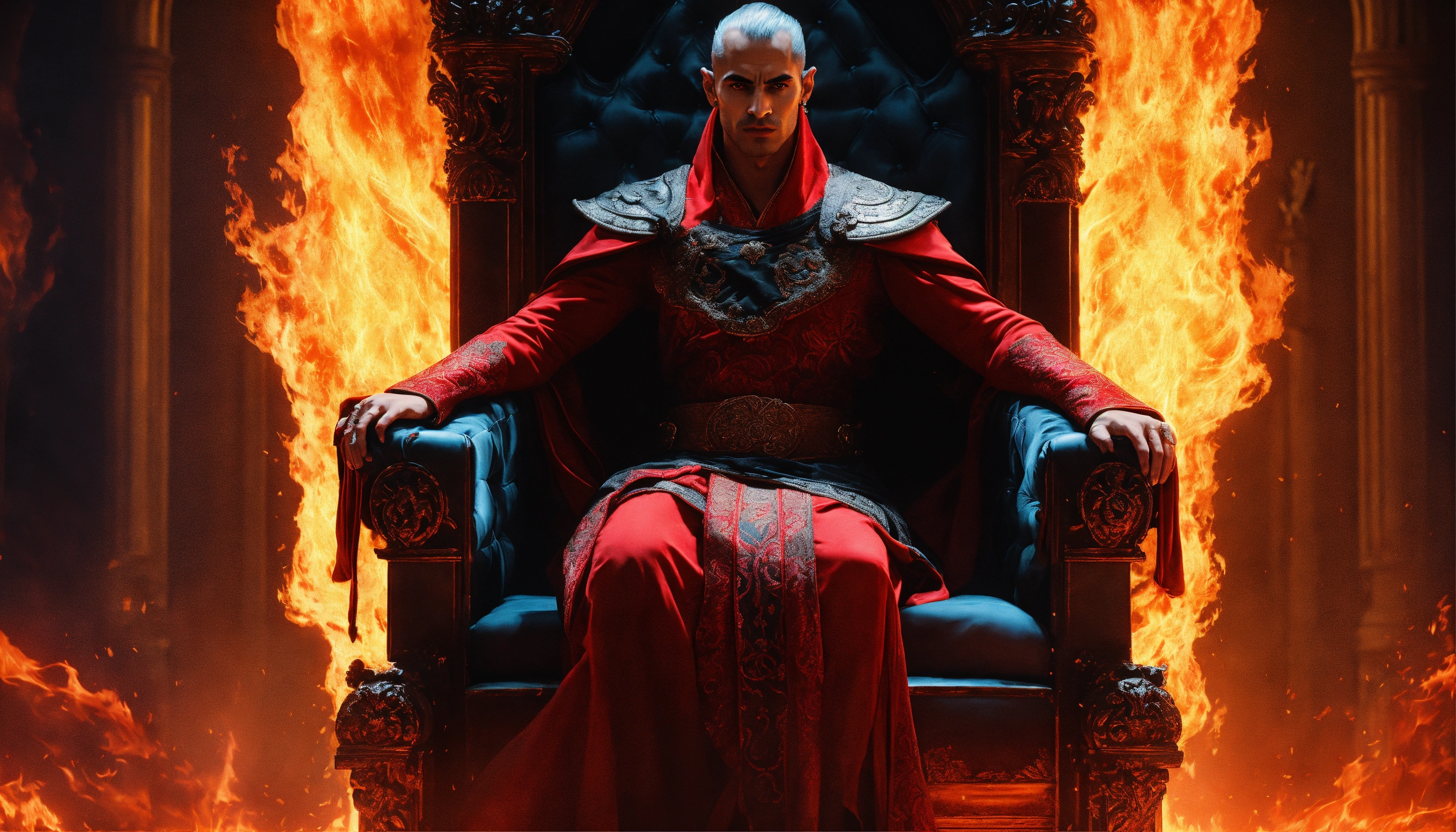 Lexica - Dramatic, fantasy portrait of a young and handsome depiction ...