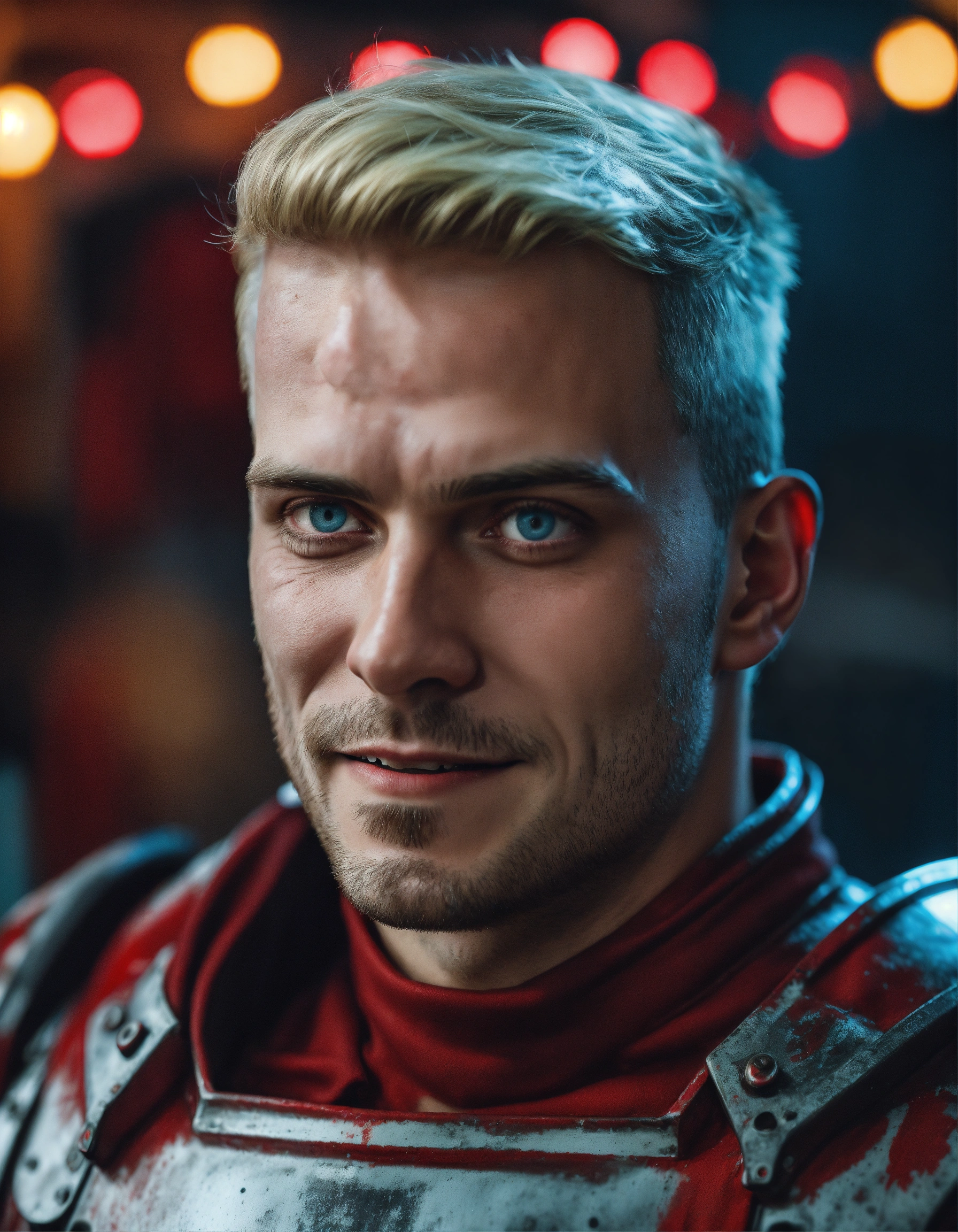 Lexica - A realistic photo of scary 30 years old scary man with deep ...