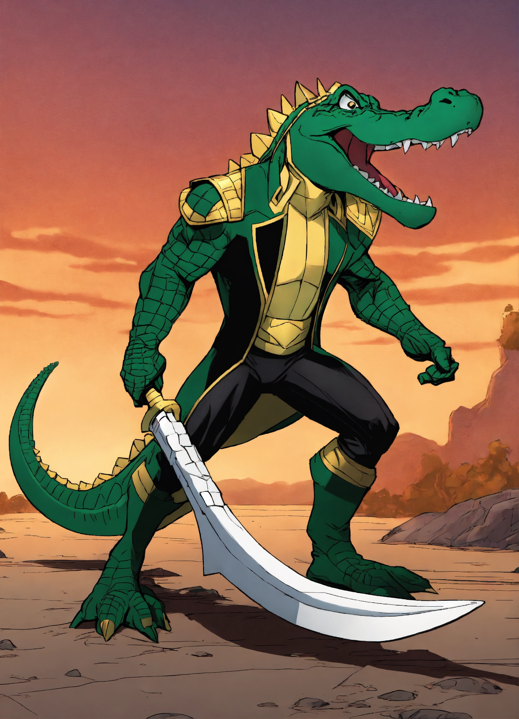 Lexica - Marvel alligator loki variant animated in action without words ...