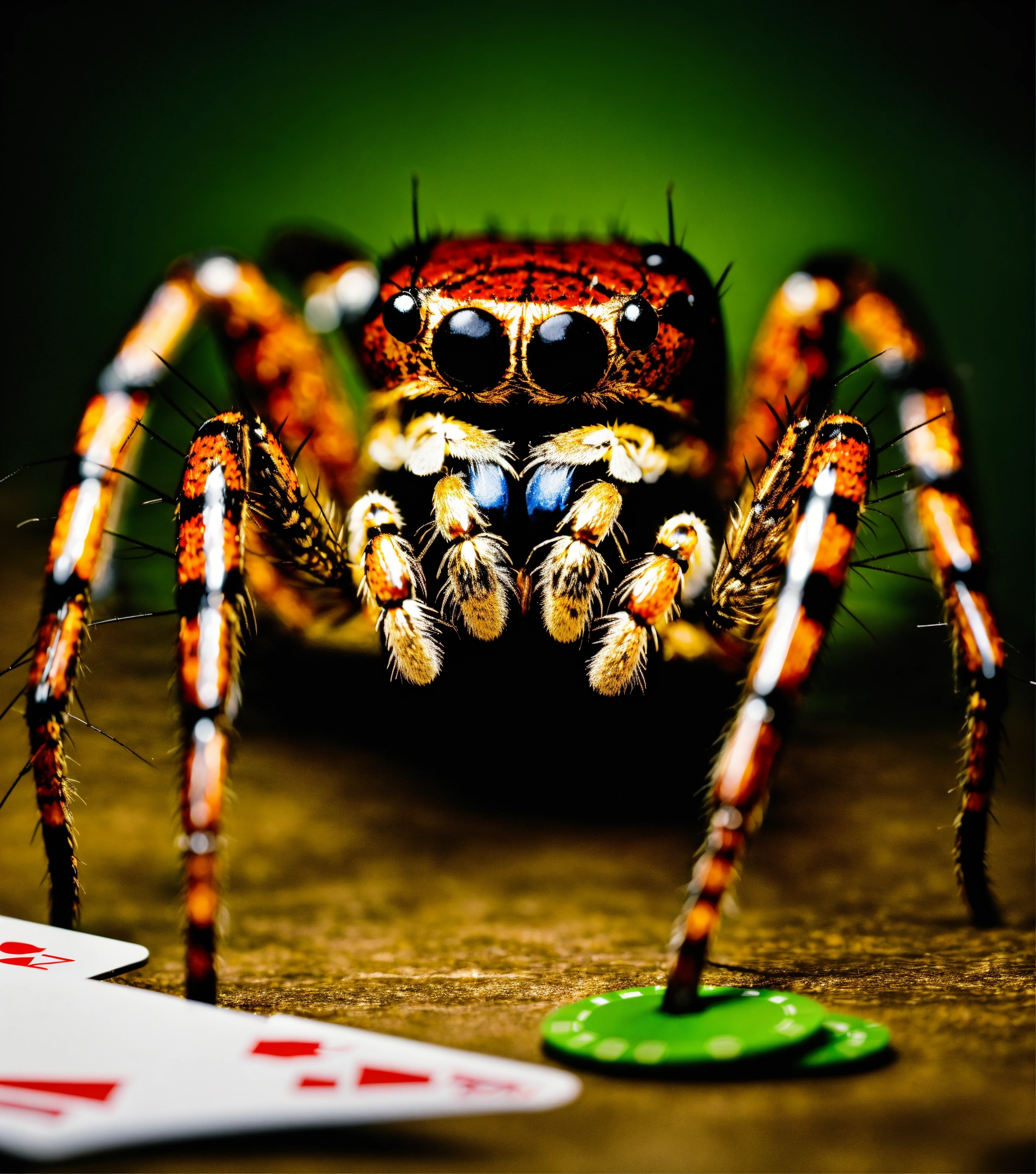 Lexica - A spider playing poker