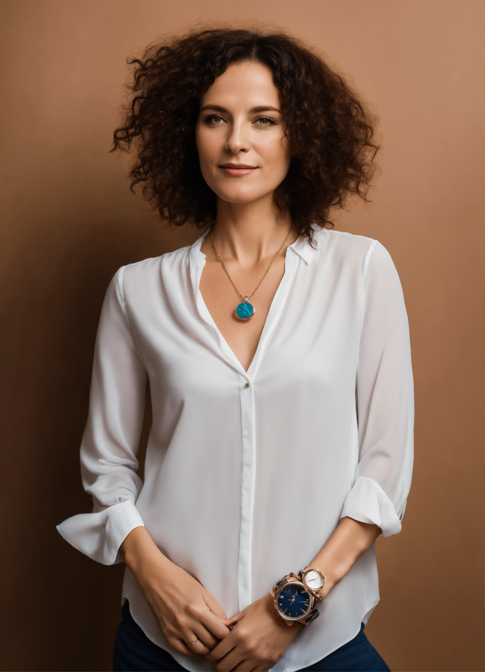 Lexica - Créé moi une image pour illustrer le persona marketing suivant Une femme de 42 ans ...