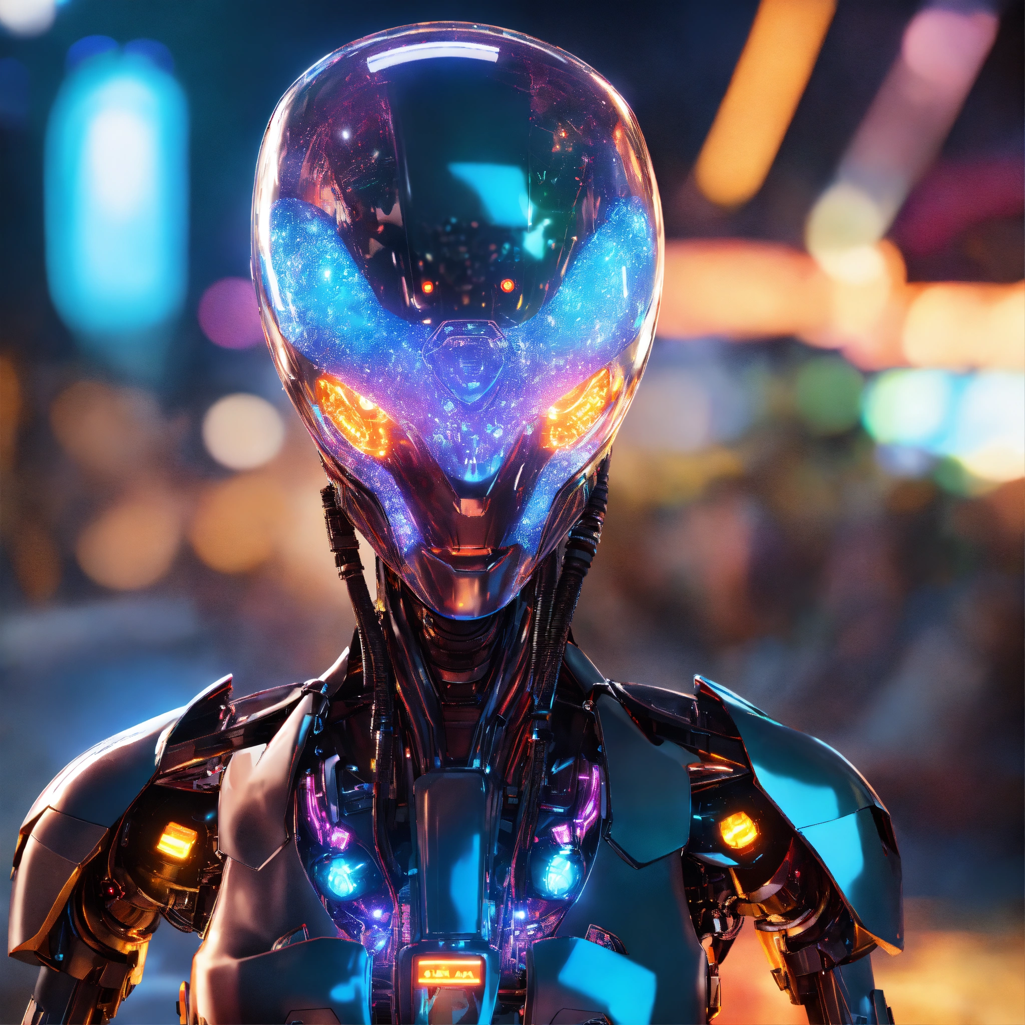 Lexica - Badass translucent polycarbonate robot that looks like an ...