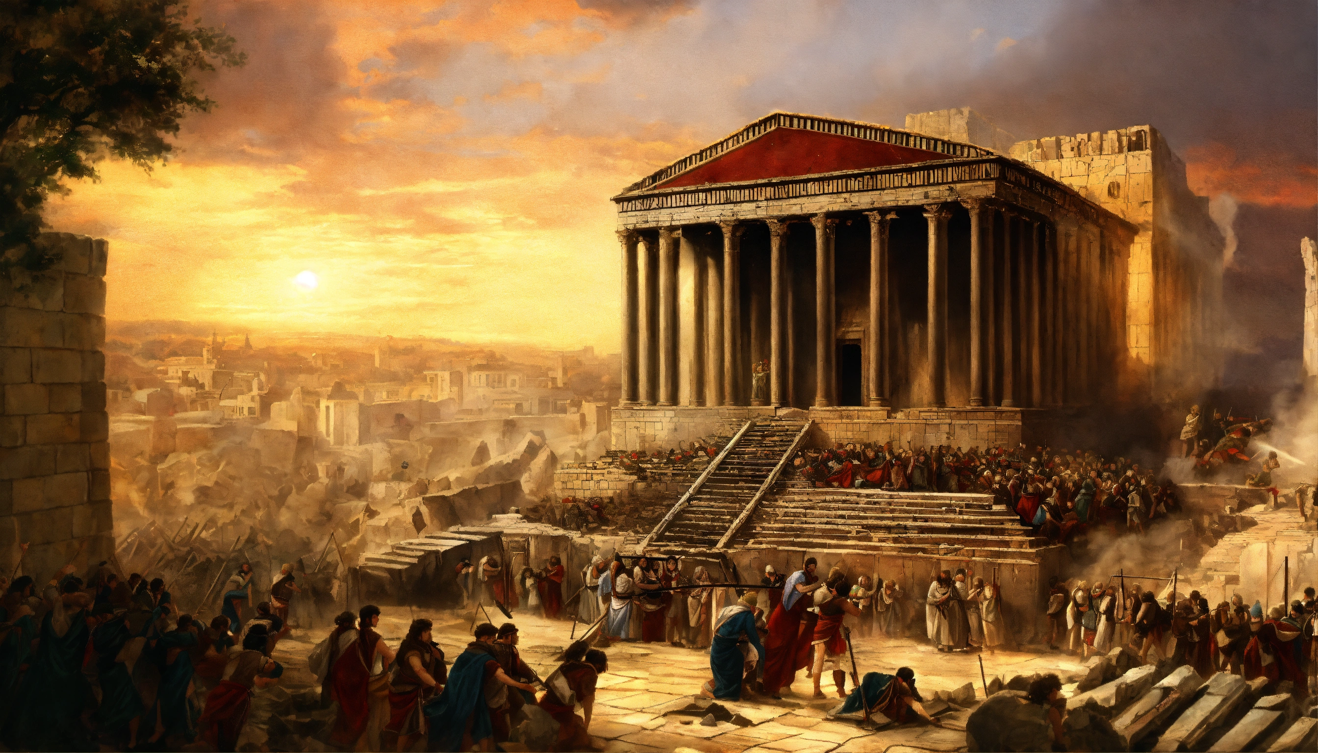 Lexica - The destruction of the Temple of Solomon in Jerusalem by the ...