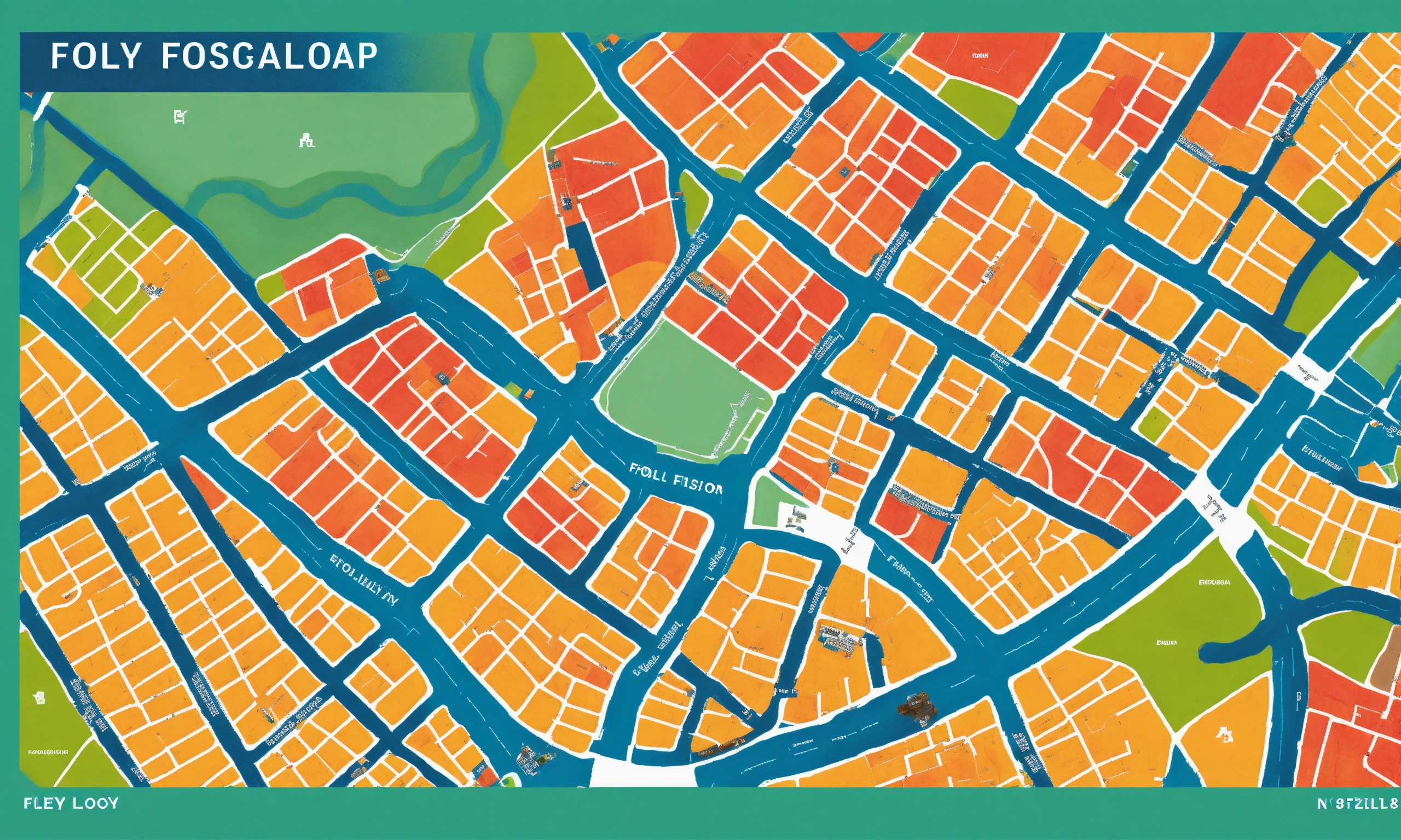 Lexica - Artistic and novel design template with a map of a ...