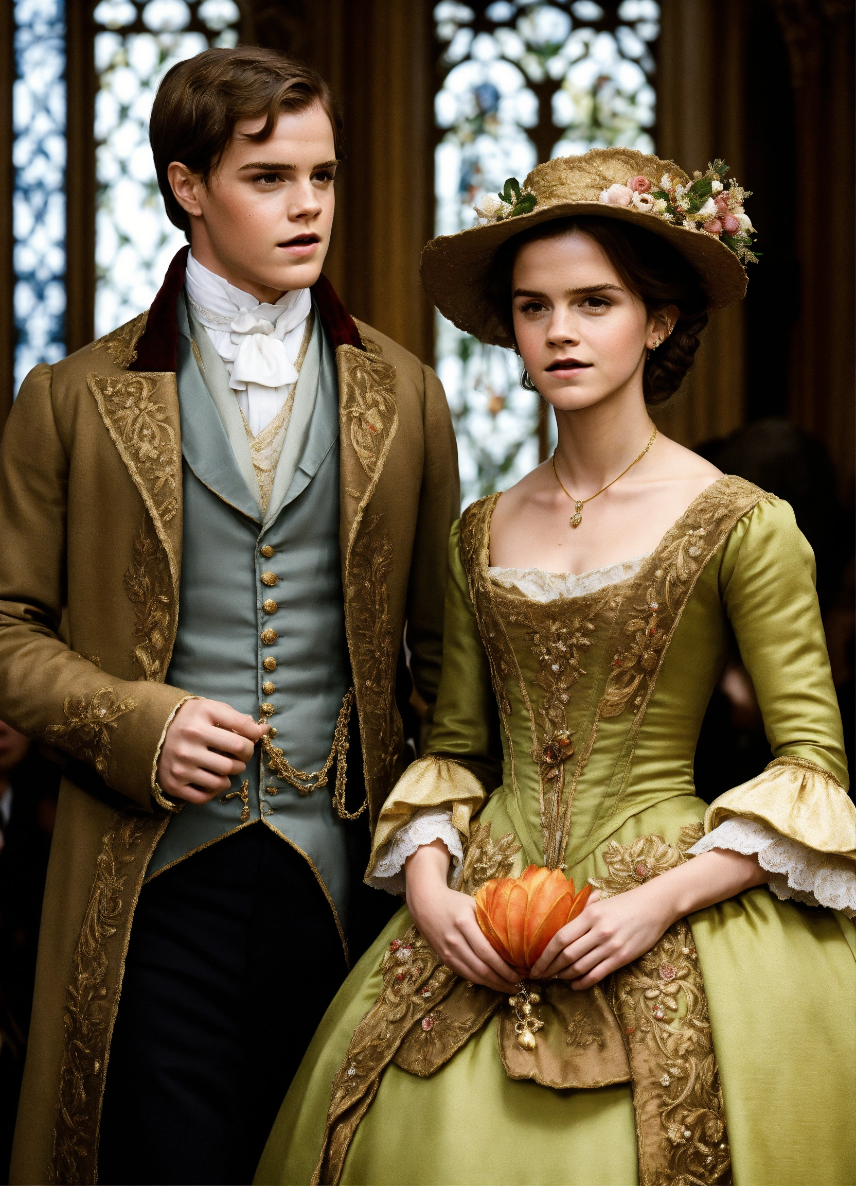 Lexica - Emma watson and michael c hall as royal couple dressed in old ...