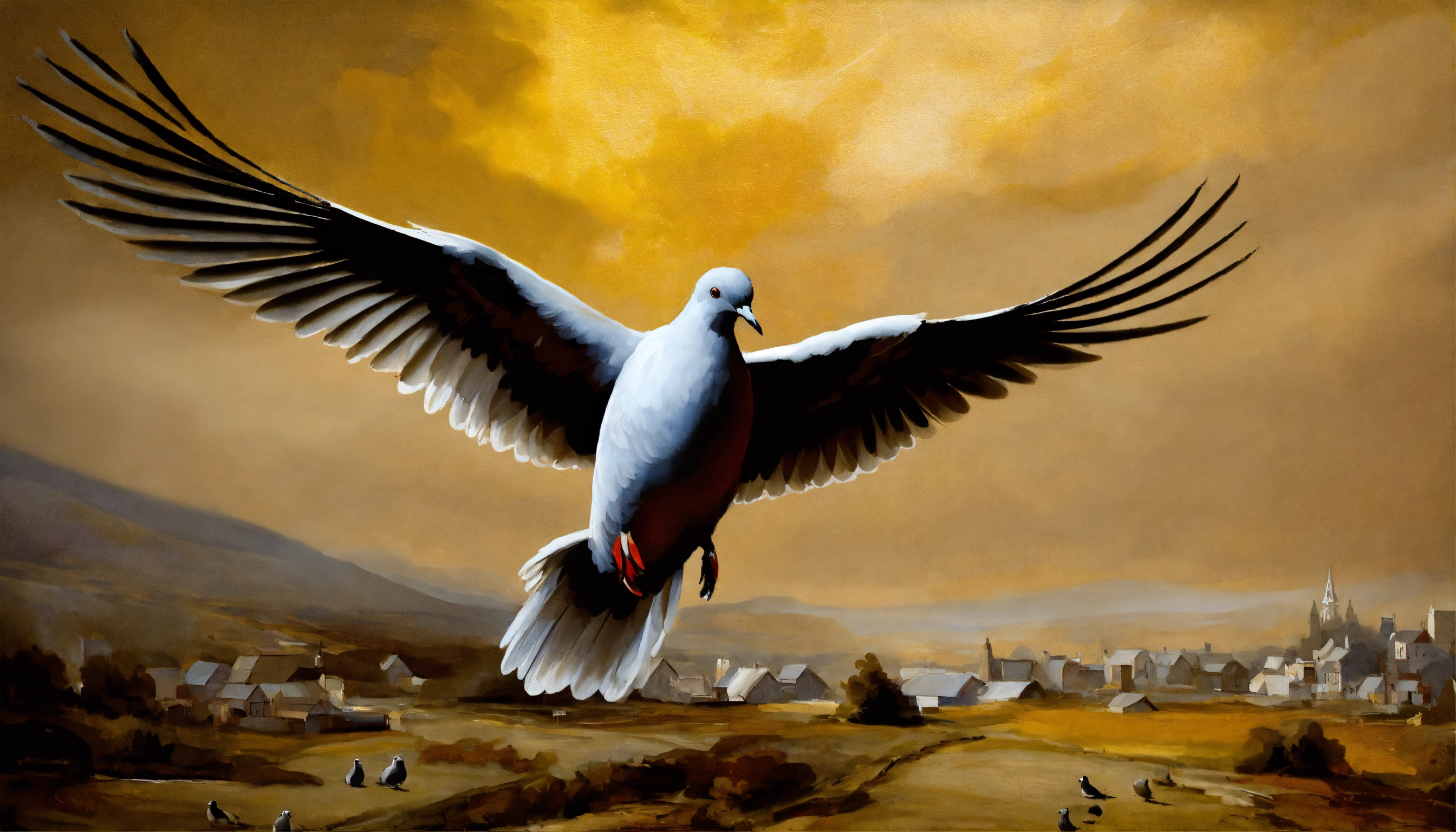 Lexica - Produce images of Gothic painting like Picasso of a Dove ...