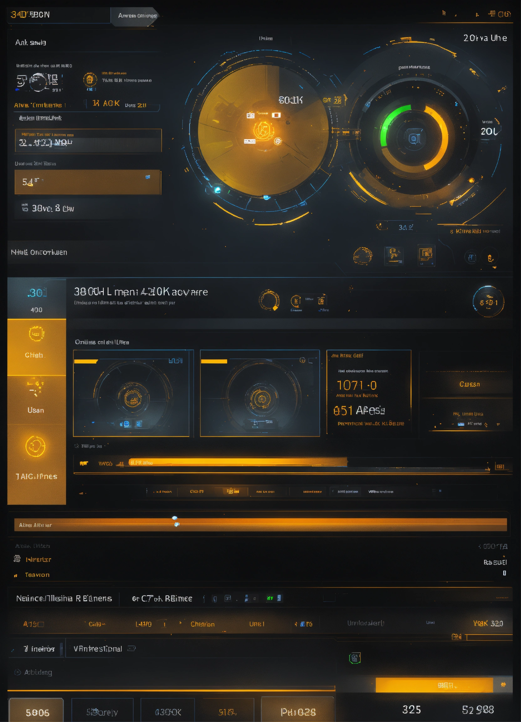 Lexica - 32K, unreal engine, interface ui, hud elements