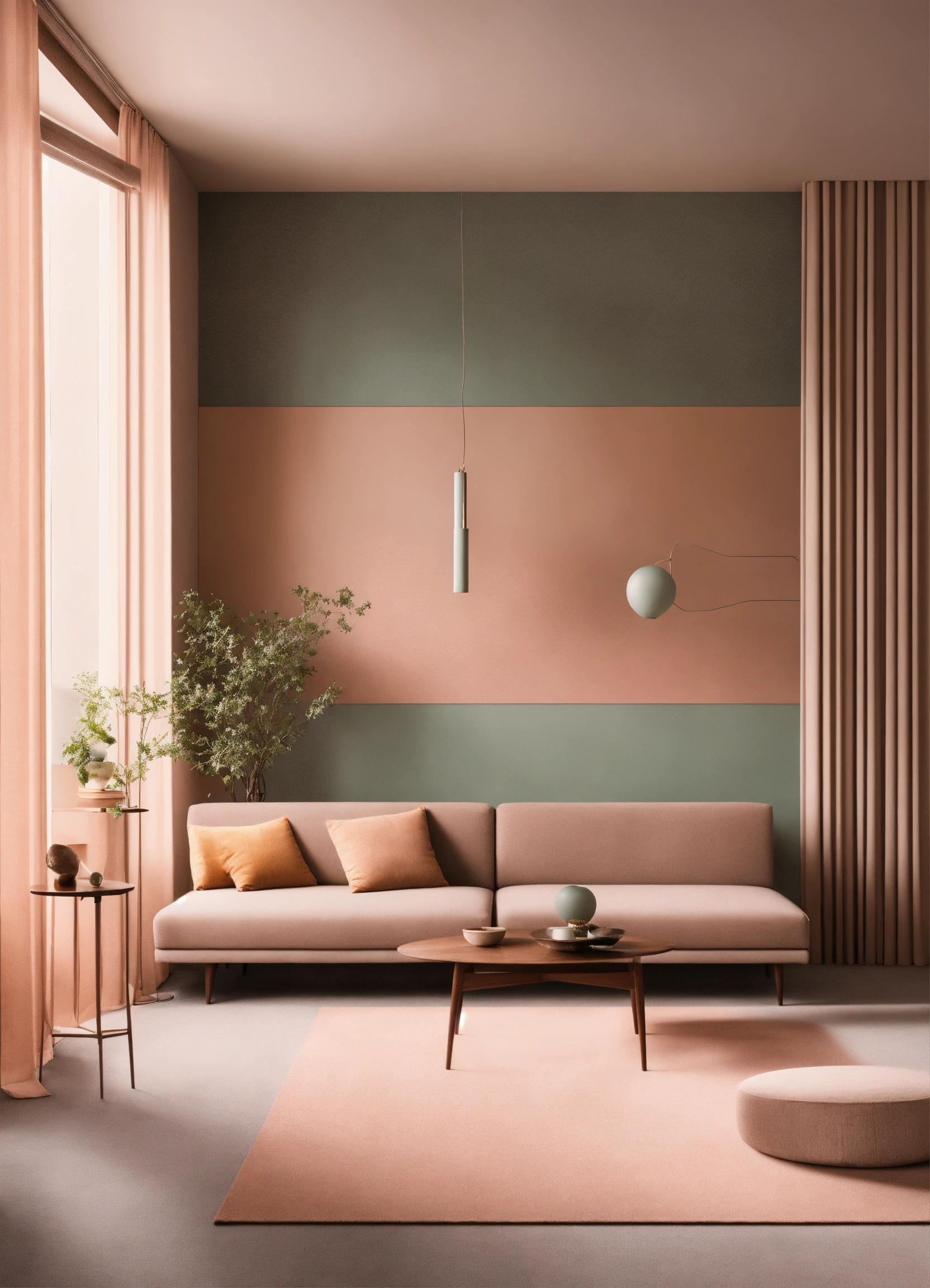 Lexica - Muted tones colors surreal combination into minimalistic ...
