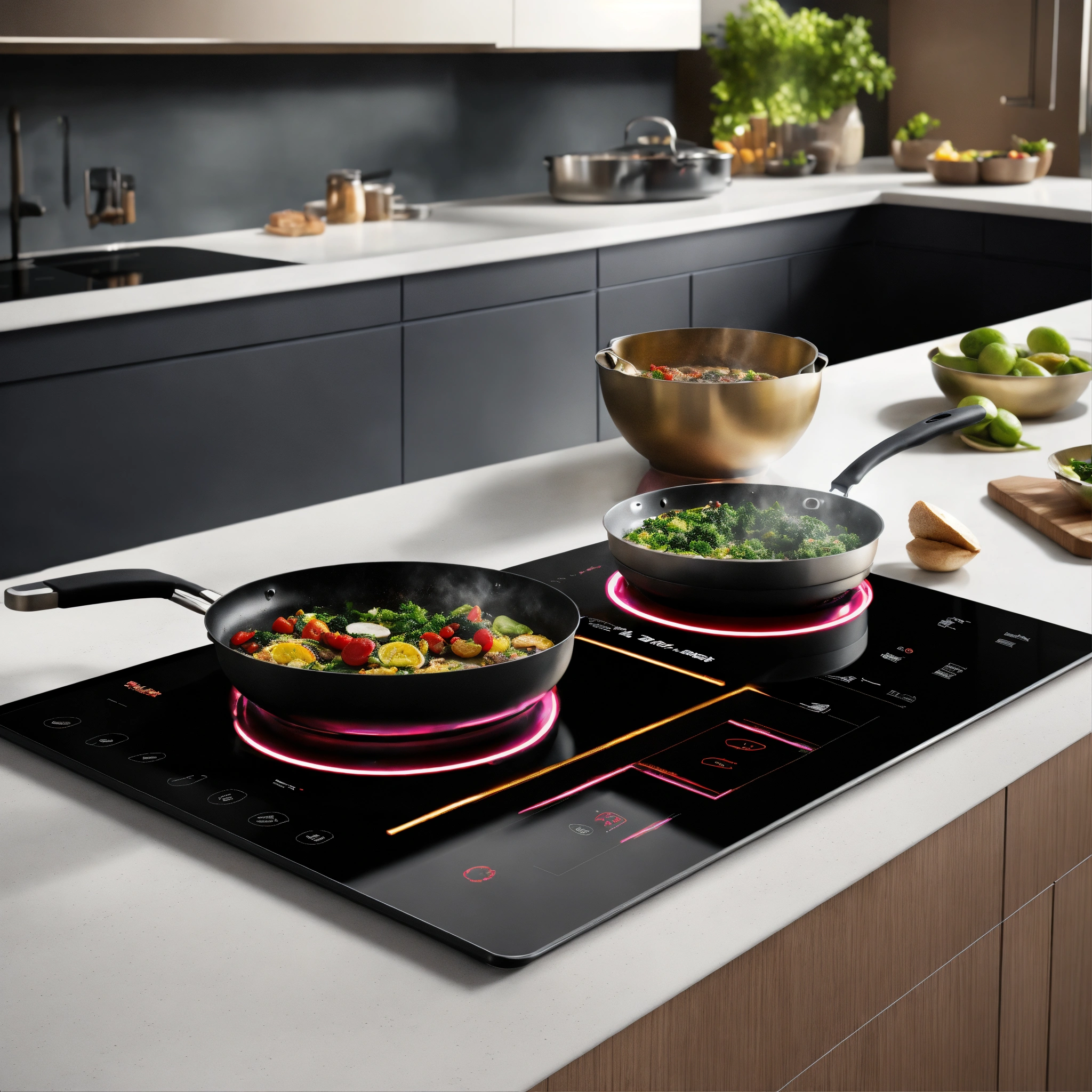 Lexica - Tablet set within a kitchen island's countertop, intuitive UI ...